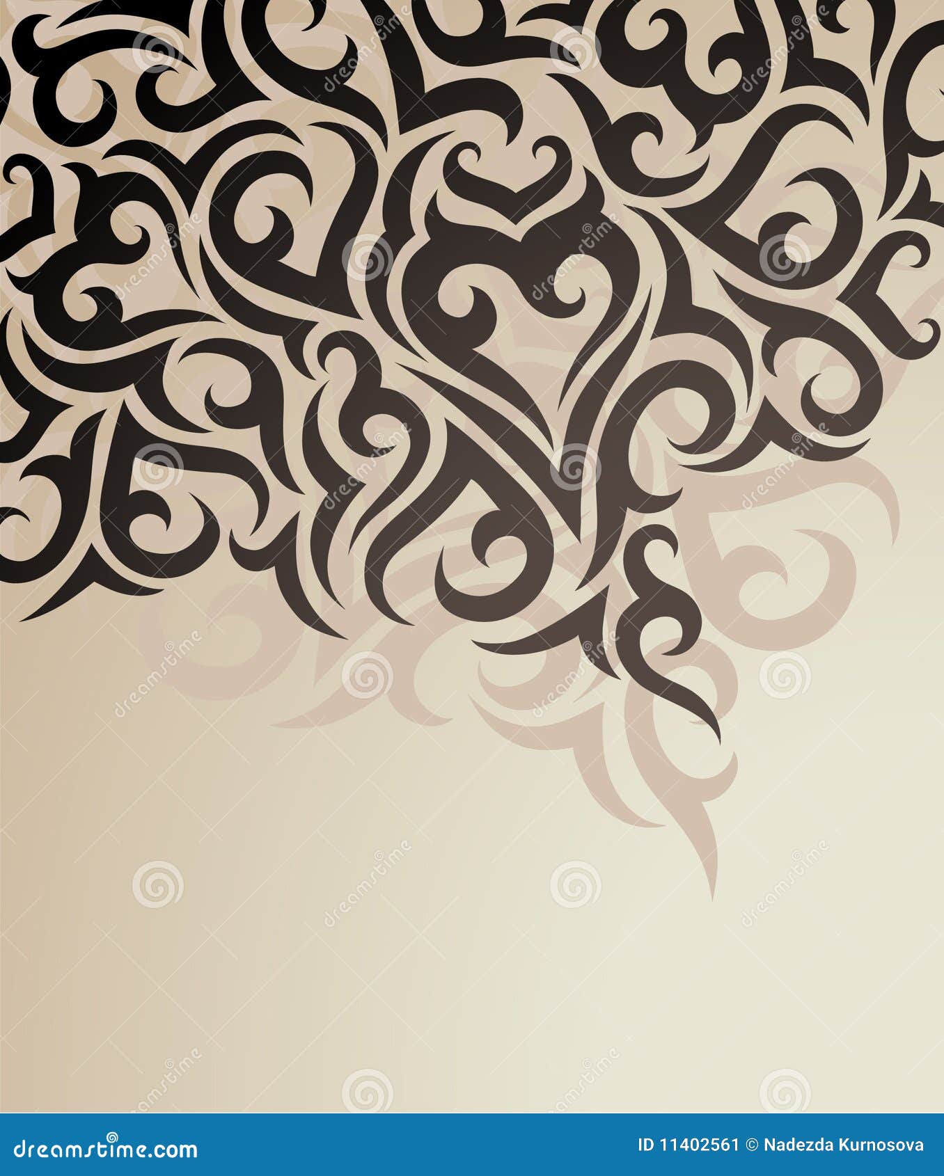Vector Decorative Background Stock Vector - Illustration of artwork ...
