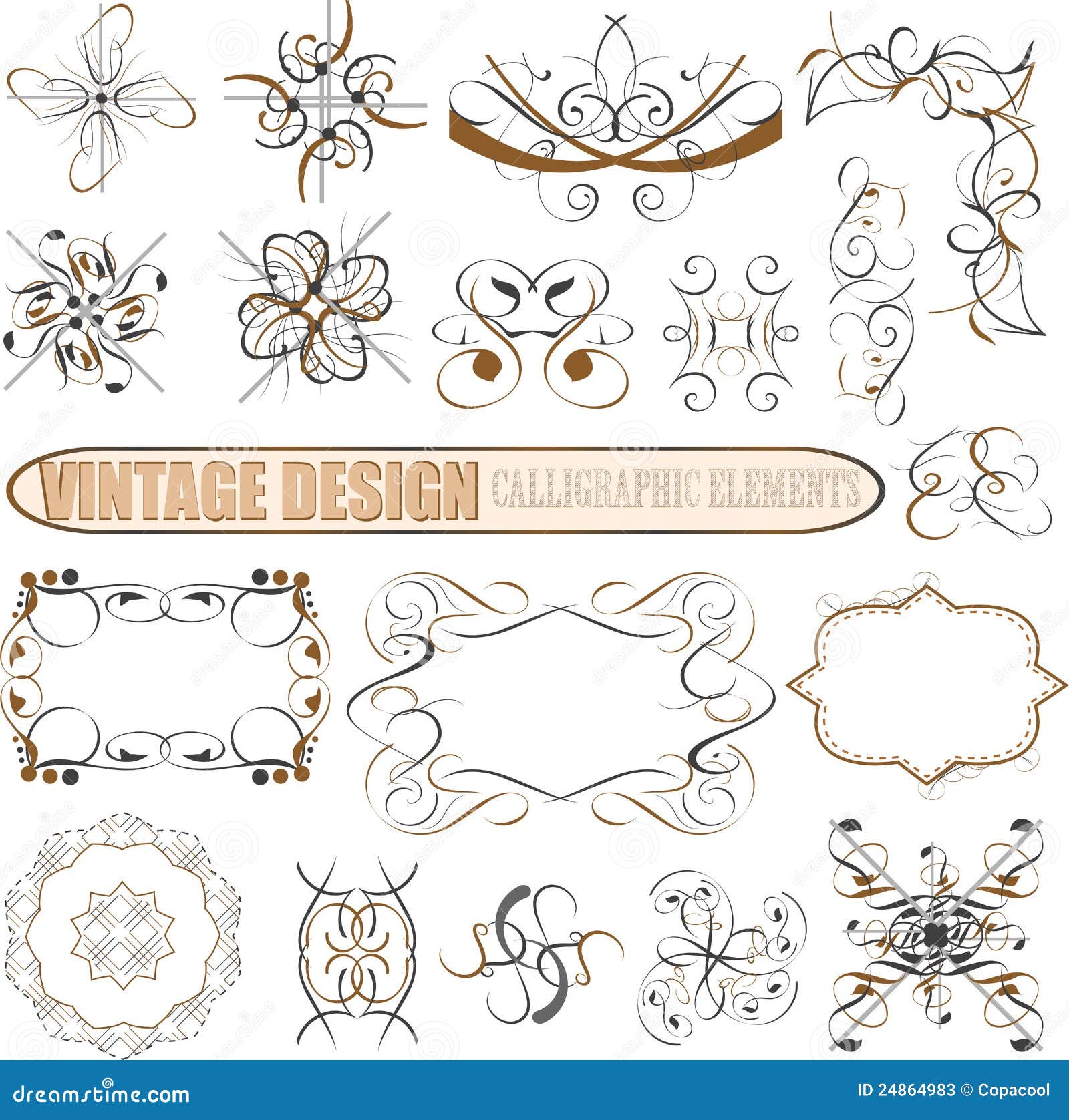 Vector Decorative Design Elements: Page Decor Stock Vector ...
