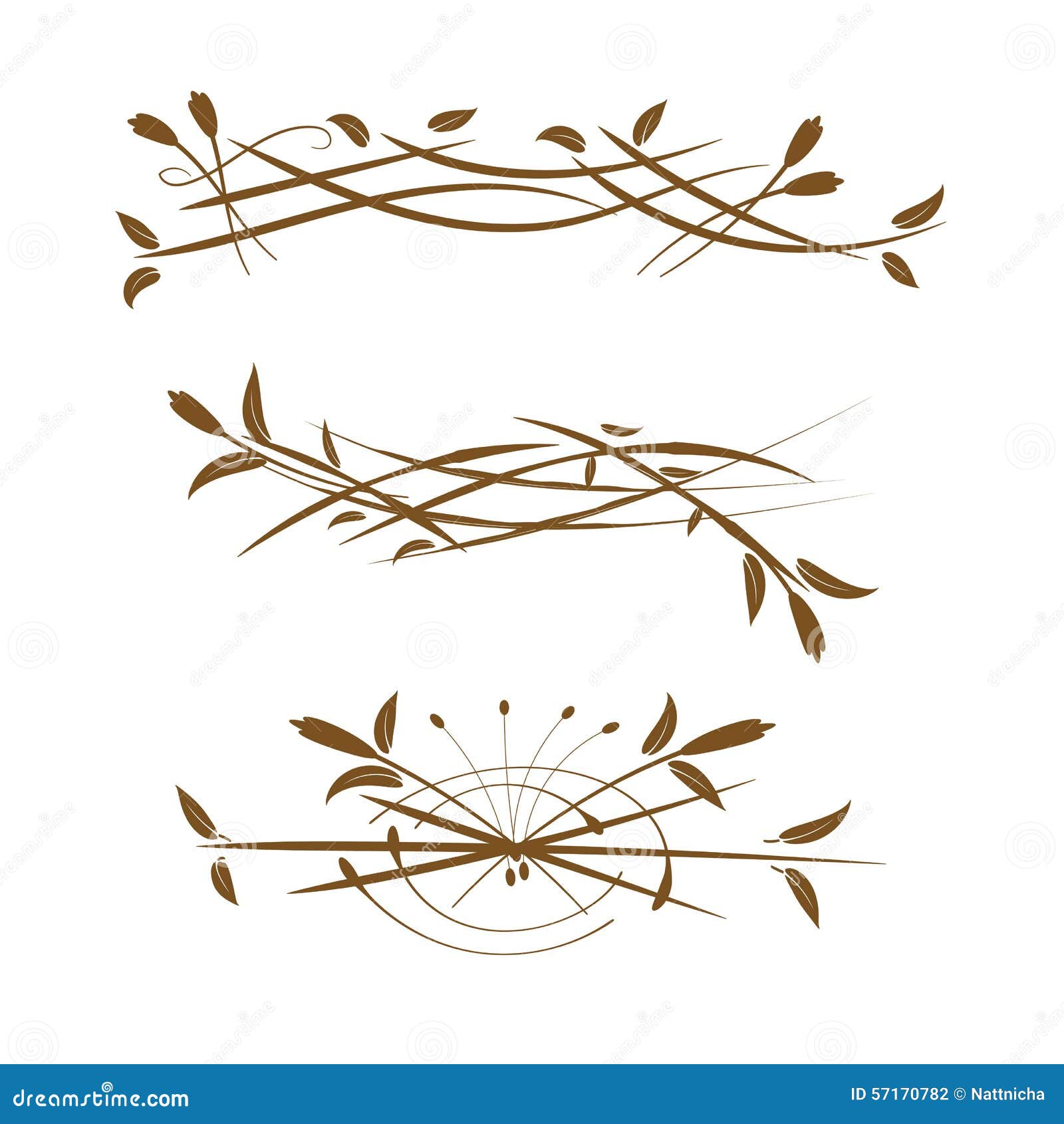 Vector Decorative Design Elements Stock Vector - Illustration of ...