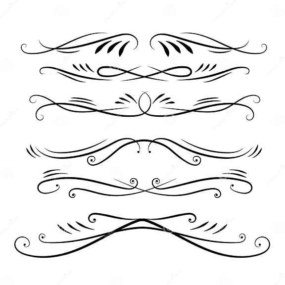 Vector Decorative Design Elements and Vintage Page Decor. Stock Vector - Illustration of ...