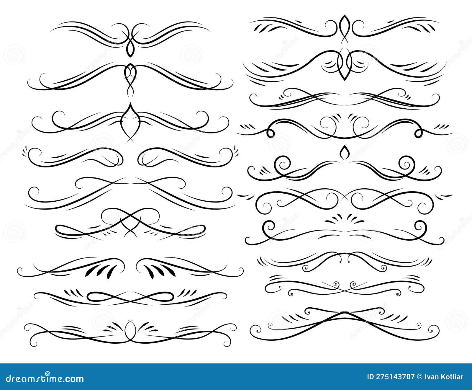 Vector Decorative Design Elements and Vintage Page Stock Illustration ...