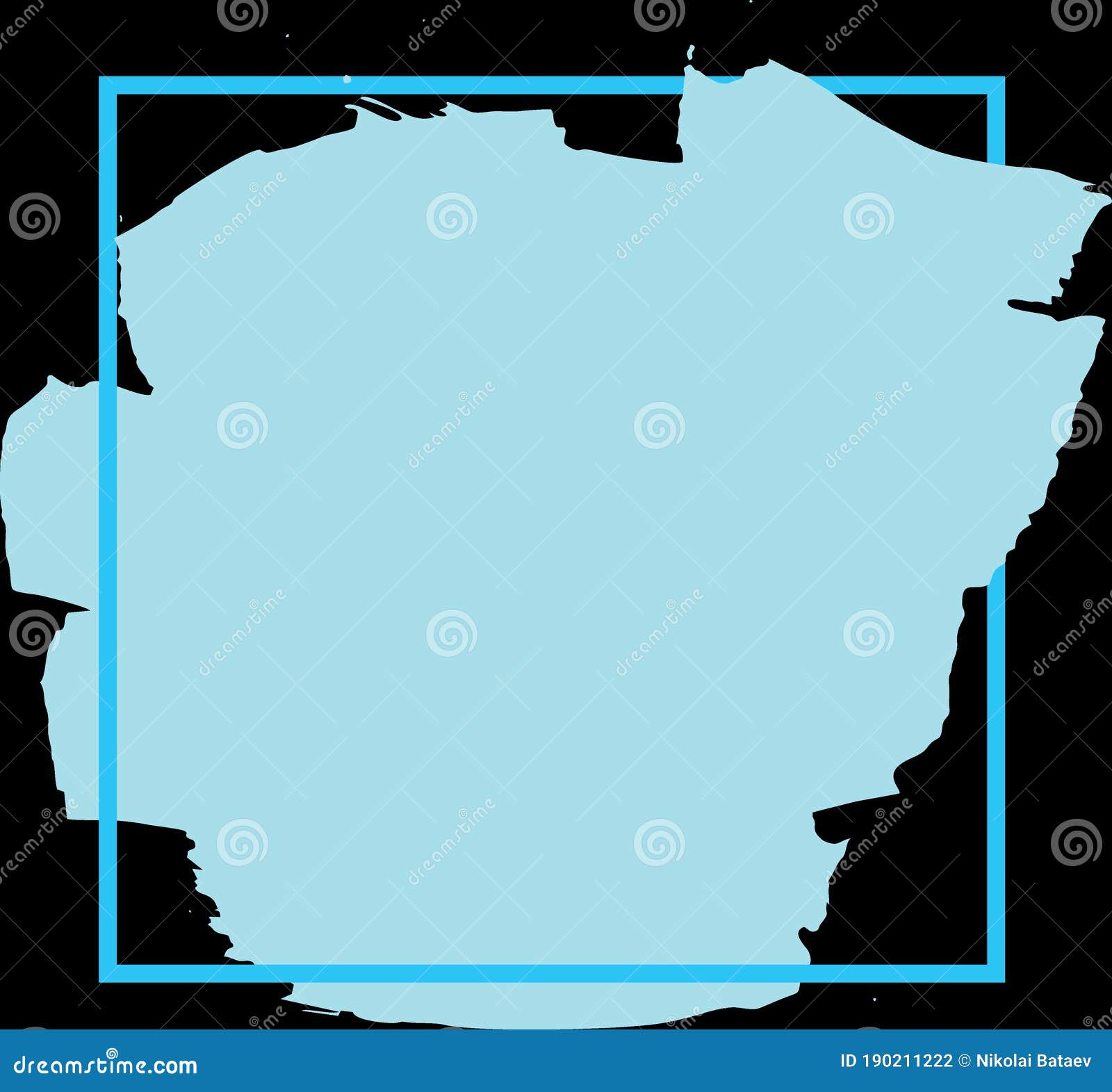Vector Decorative Element with a Smear of Paint Stock Vector ...