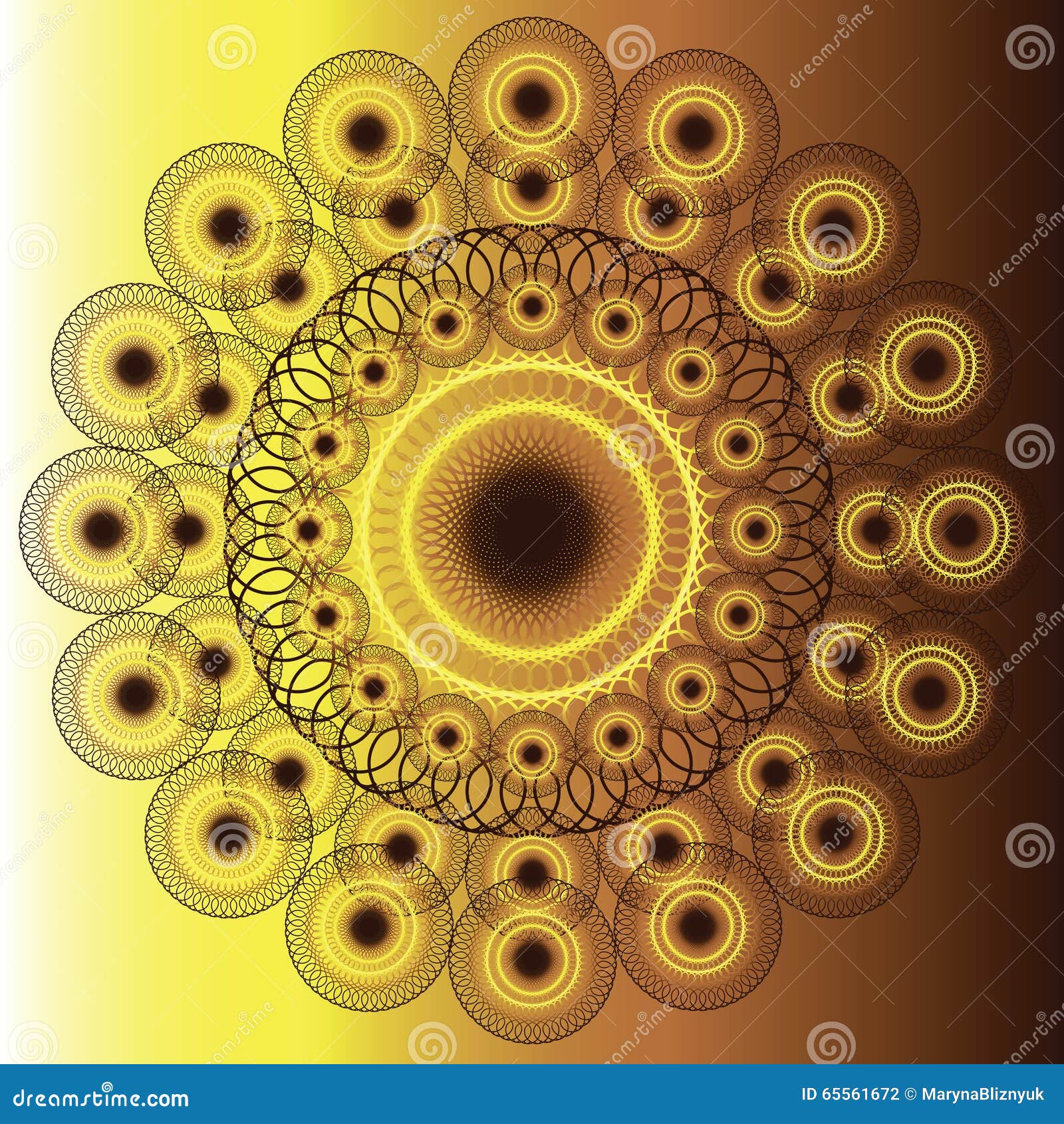 Vector Decorative Green Pattern Stock Vector - Illustration of floral ...