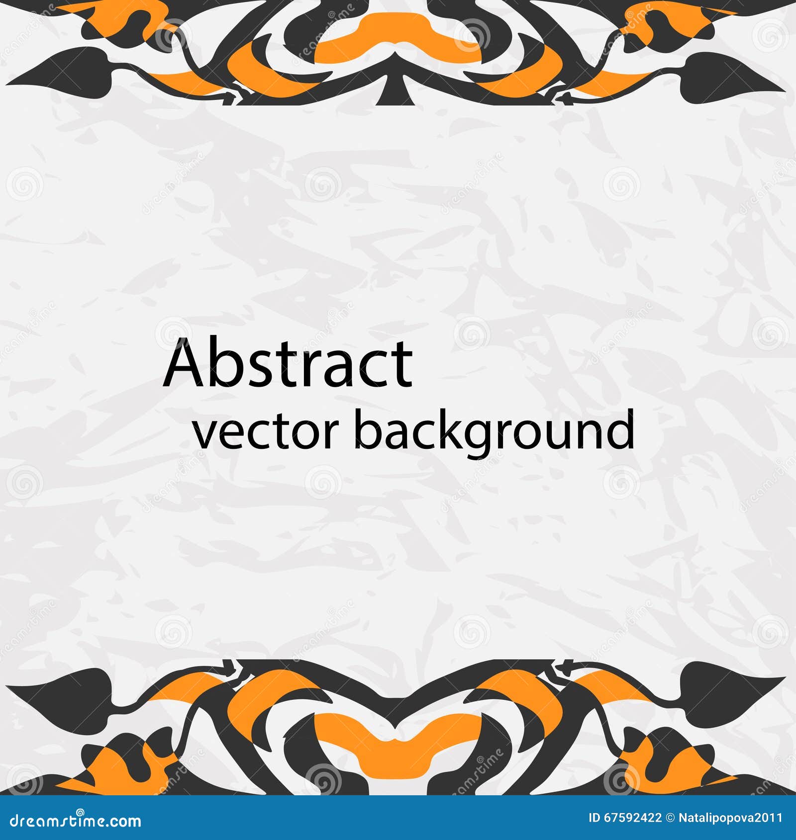 Vector Decorative Ribbon. Abstract Vector Background Stock Vector ...