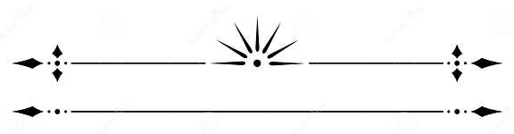 Vector Decorative Rule stock vector. Illustration of clip - 2333533