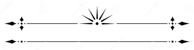 Vector Decorative Rule stock vector. Illustration of clip - 2333533