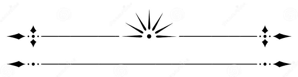 Vector Decorative Rule stock vector. Illustration of clip - 2333533