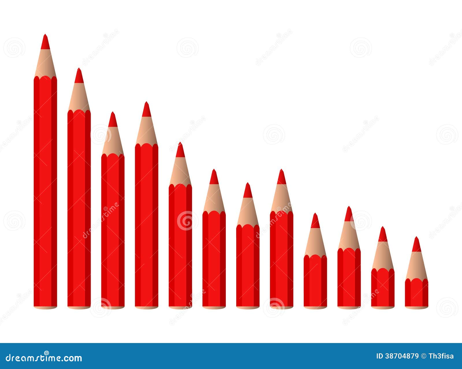 Vector decreasing chart stock vector. Illustration of diagram - 38704879