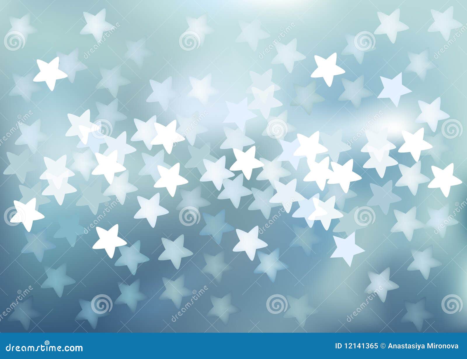 Vector Defocused Lights in Star Shape Stock Vector - Illustration of ...