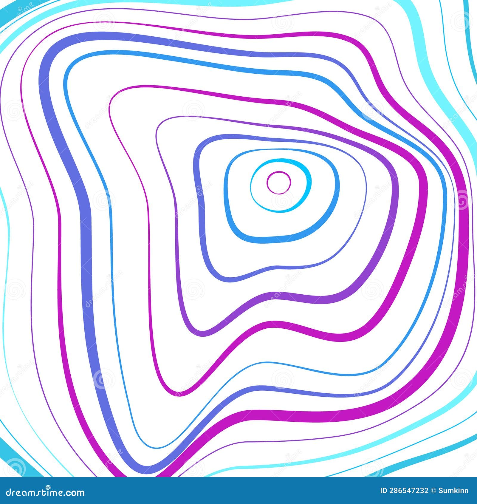 Distorted Outline Wireframe Background. Abstract Wavy Checkerboard ...