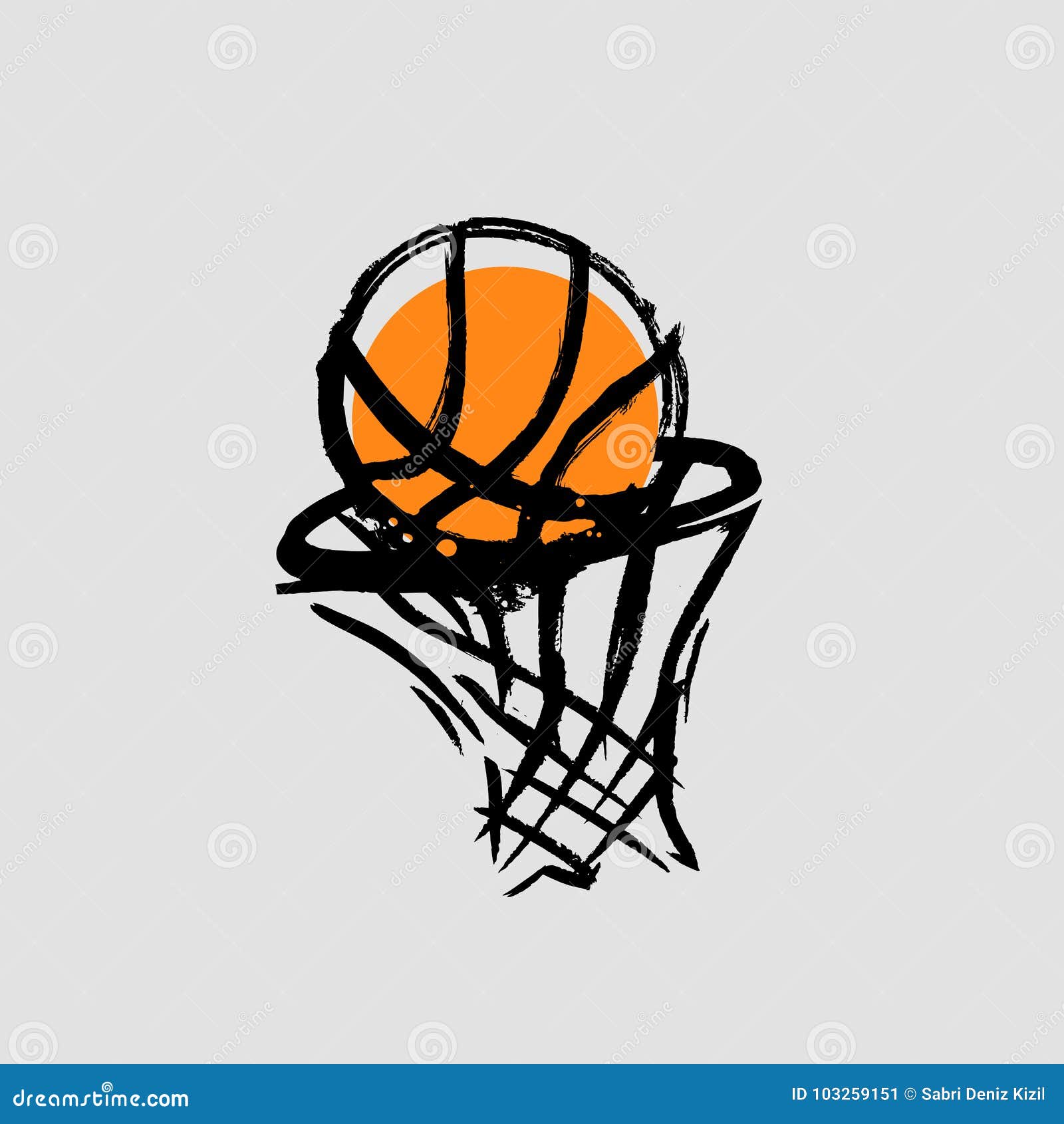 Vector del baloncesto ilustración del vector. Ilustración de cuenta ...