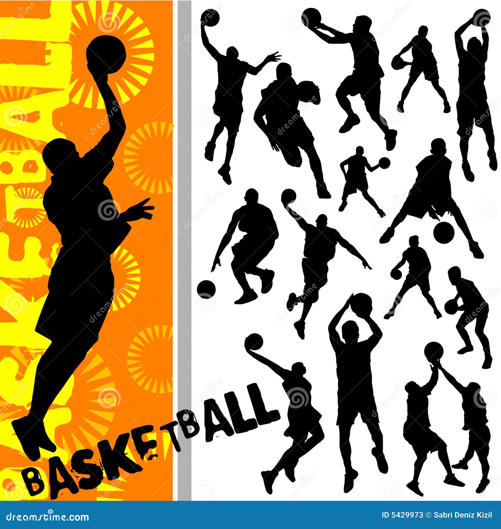 Vector del baloncesto ilustración del vector. Ilustración de cesta ...
