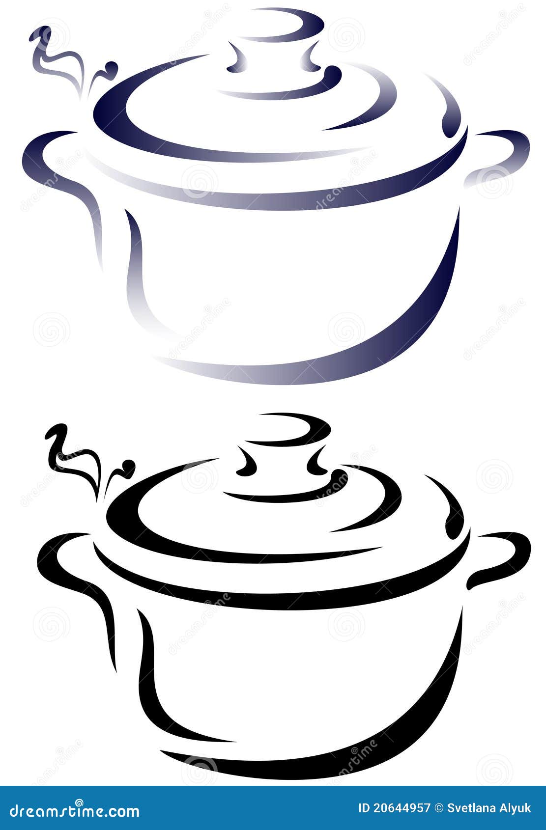 Vector del cazo ilustración del vector. Ilustración de arte - 20644957