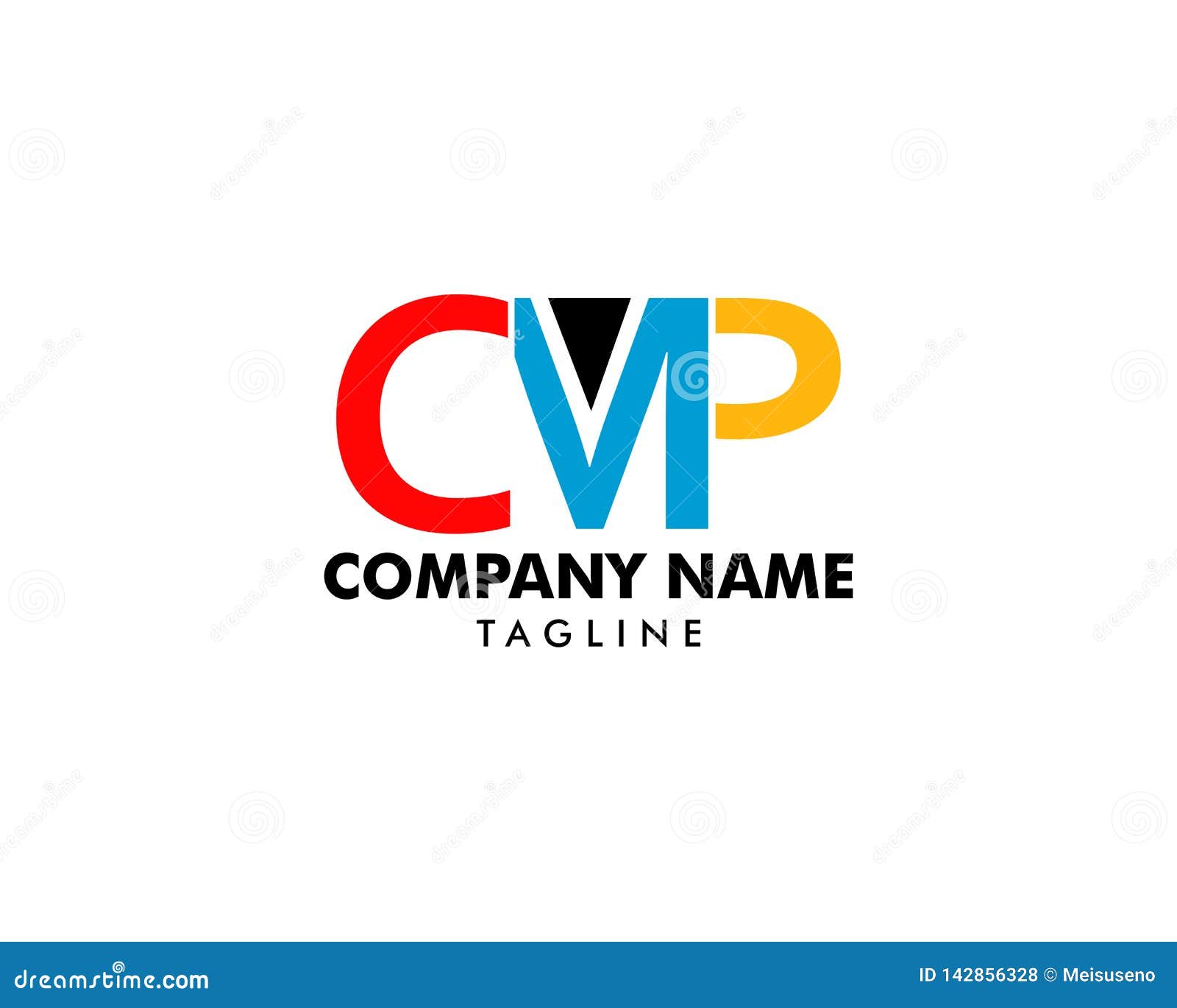 Vector Del CMP Logo Design De La Letra Inicial Ilustración del Vector ...