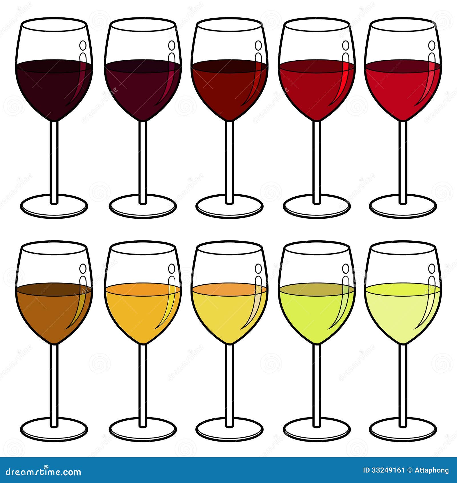 Vector del color de vino imagen de archivo. Imagen de bebida - 33249161