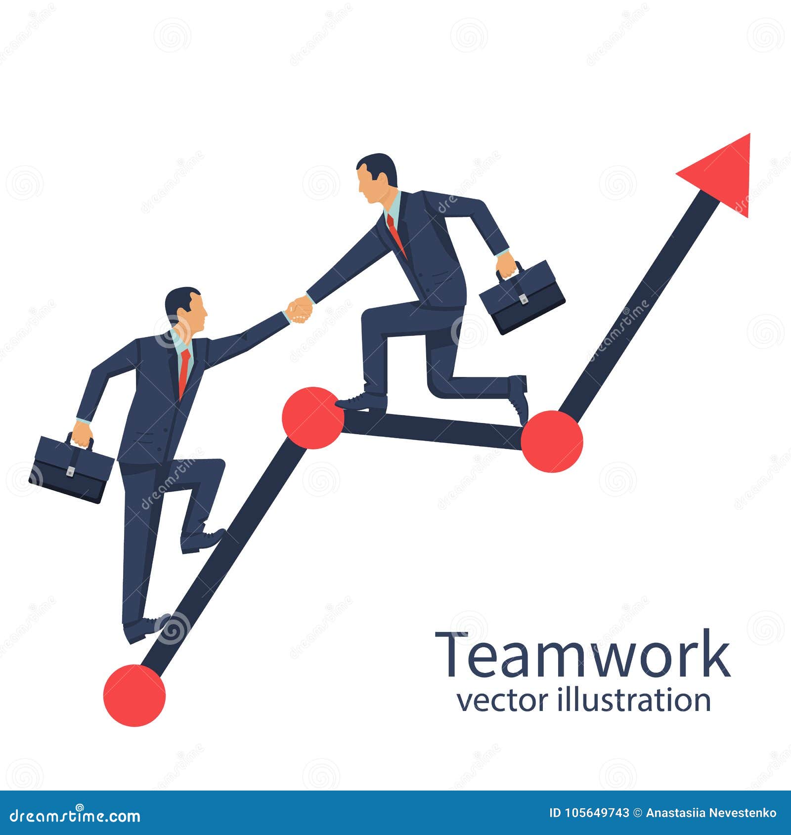 Vector Del Concepto Del Trabajo En Equipo Ilustración del Vector ...