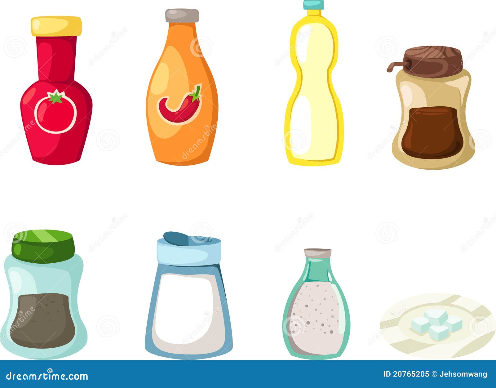 Vector del condimento ilustración del vector. Ilustración de casquillo ...