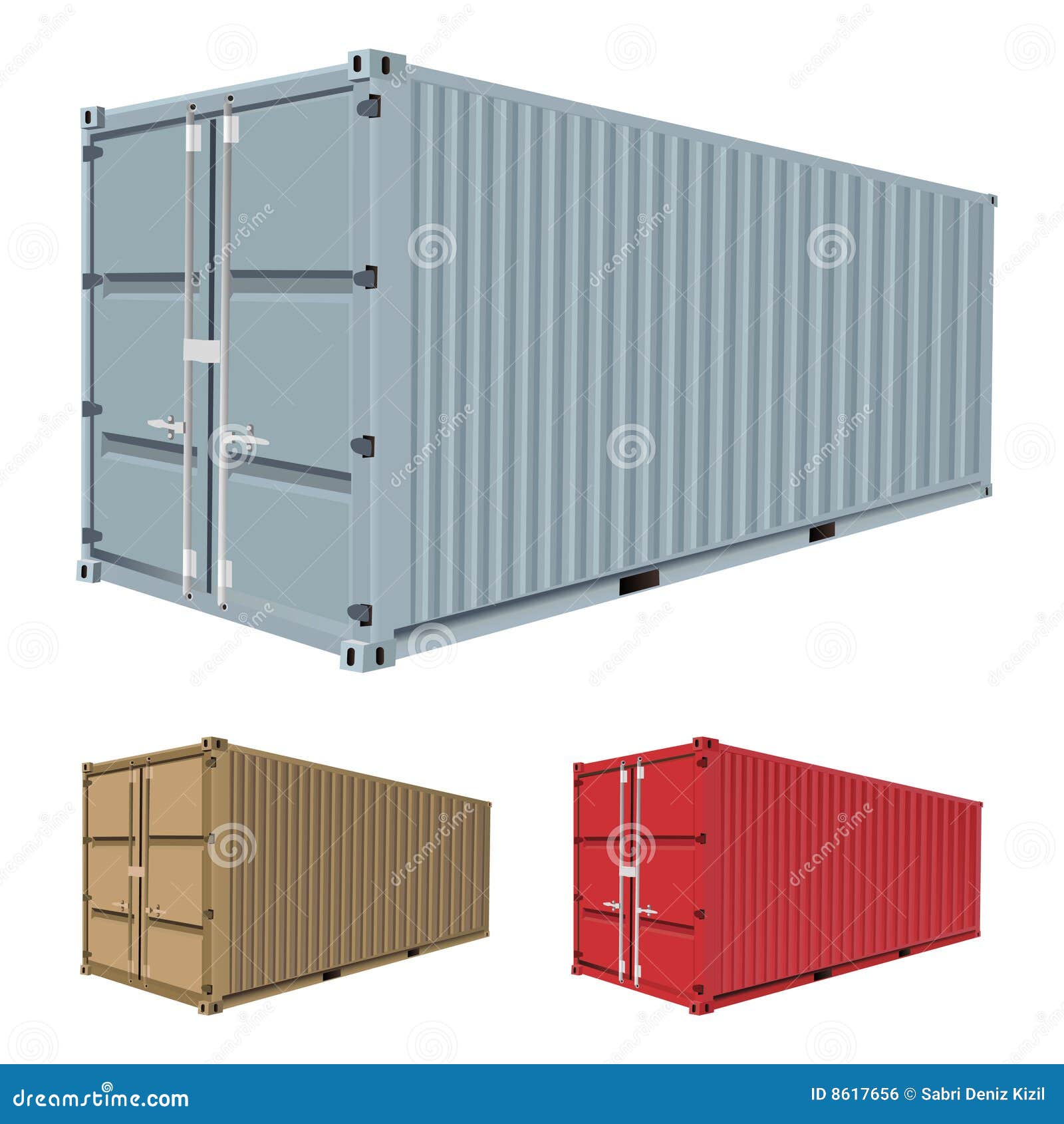 Vector del contenedor ilustración del vector. Ilustración de cielo ...