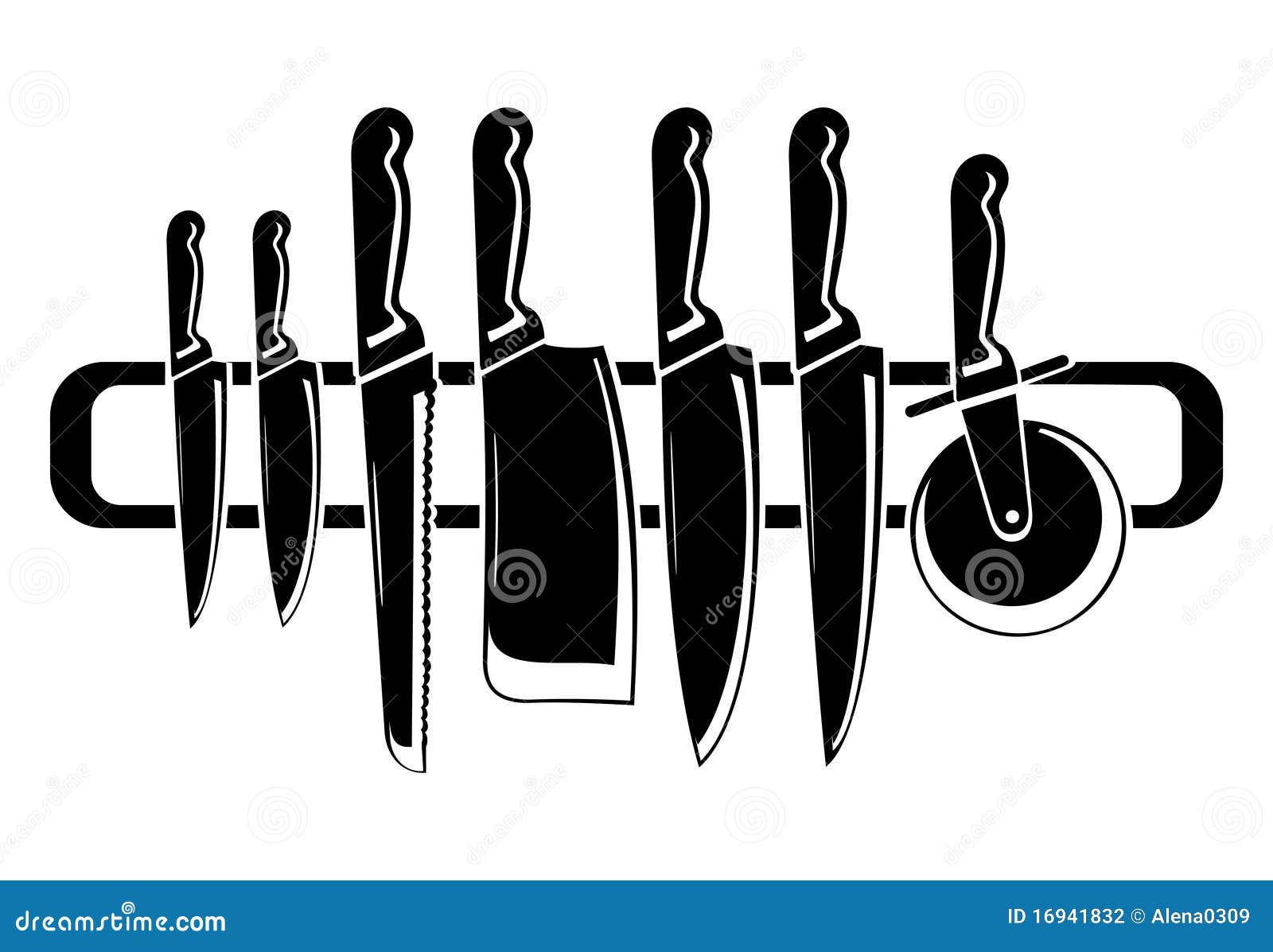 Vector del cuchillo ilustración del vector. Ilustración de cocina ...