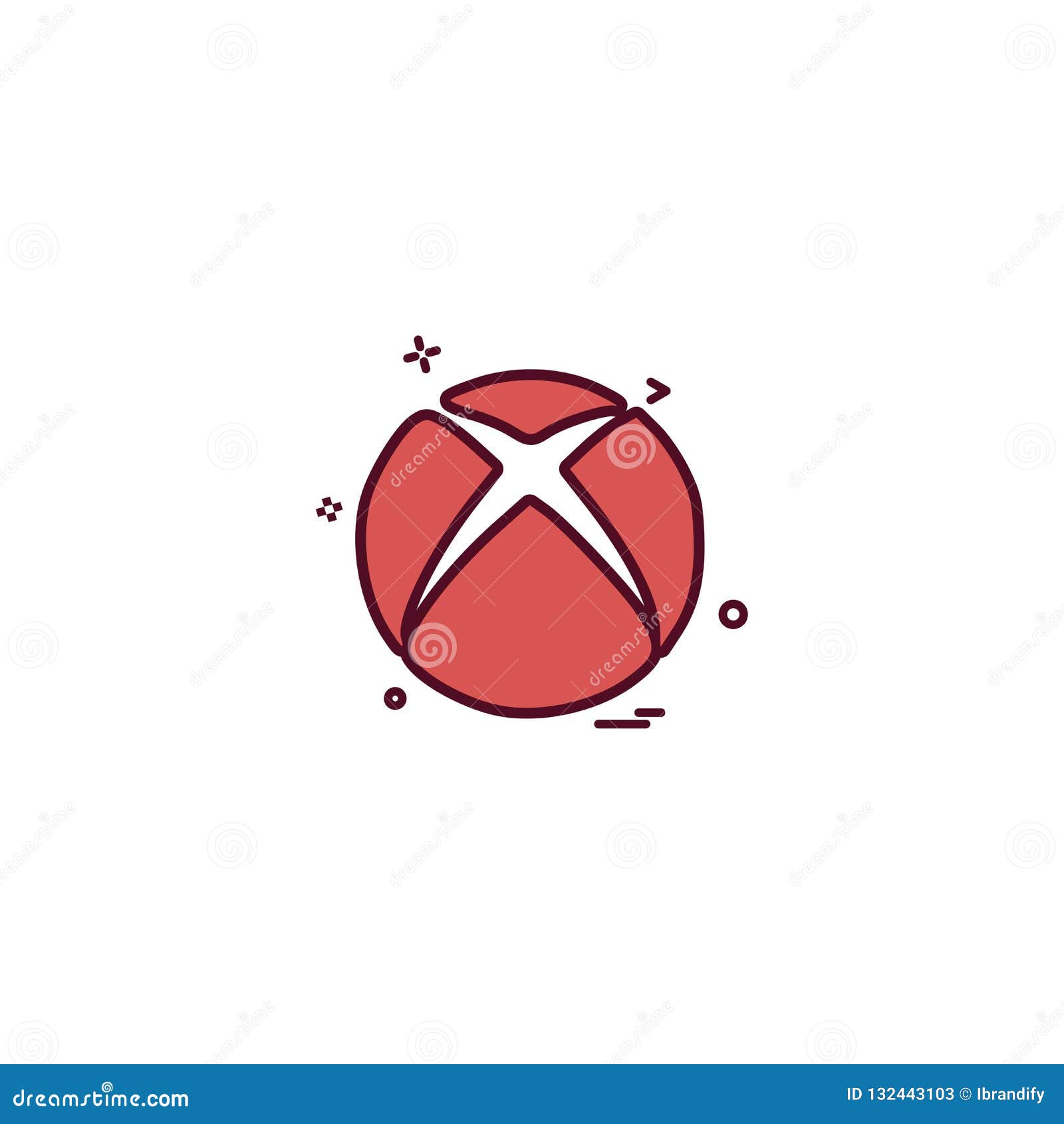 Vector Del Diseño Del Icono De Xbox Foto de archivo editorial ...