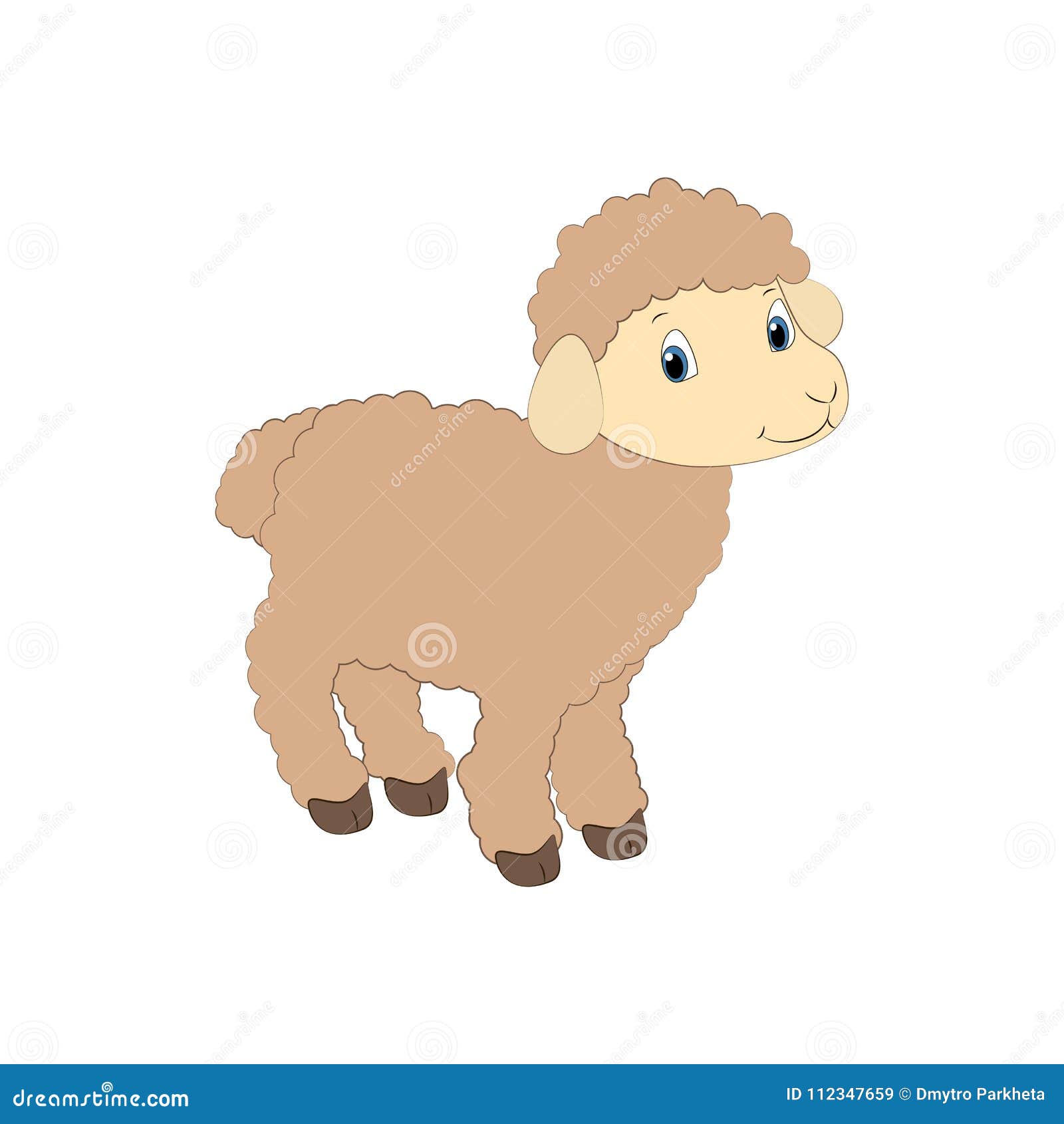 Vector Del Ejemplo Del Cordero Ilustración del Vector - Ilustración de ...