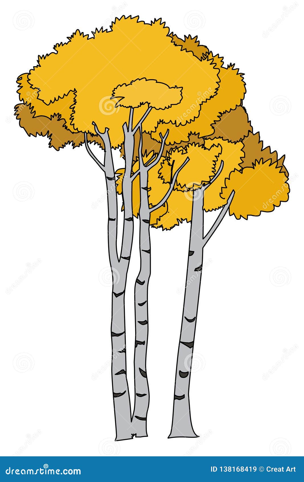 Aspen Tree Drawing Easy at Wesley Simmons blog