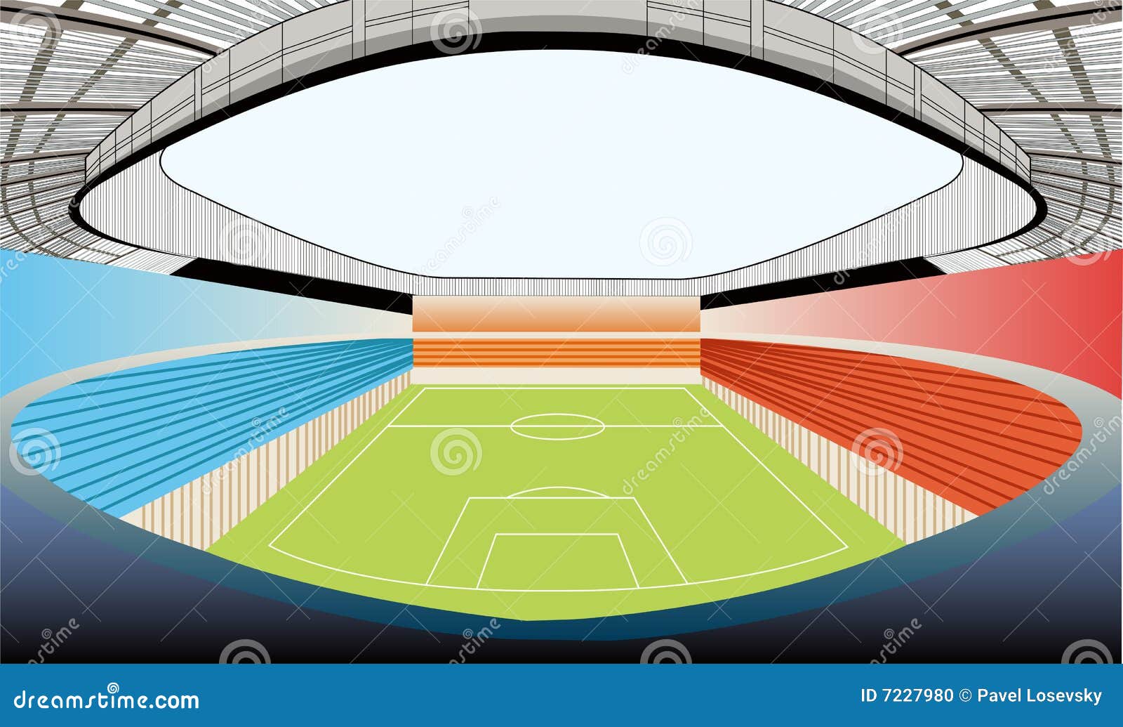 Vector del estadio ilustración del vector. Ilustración de ...