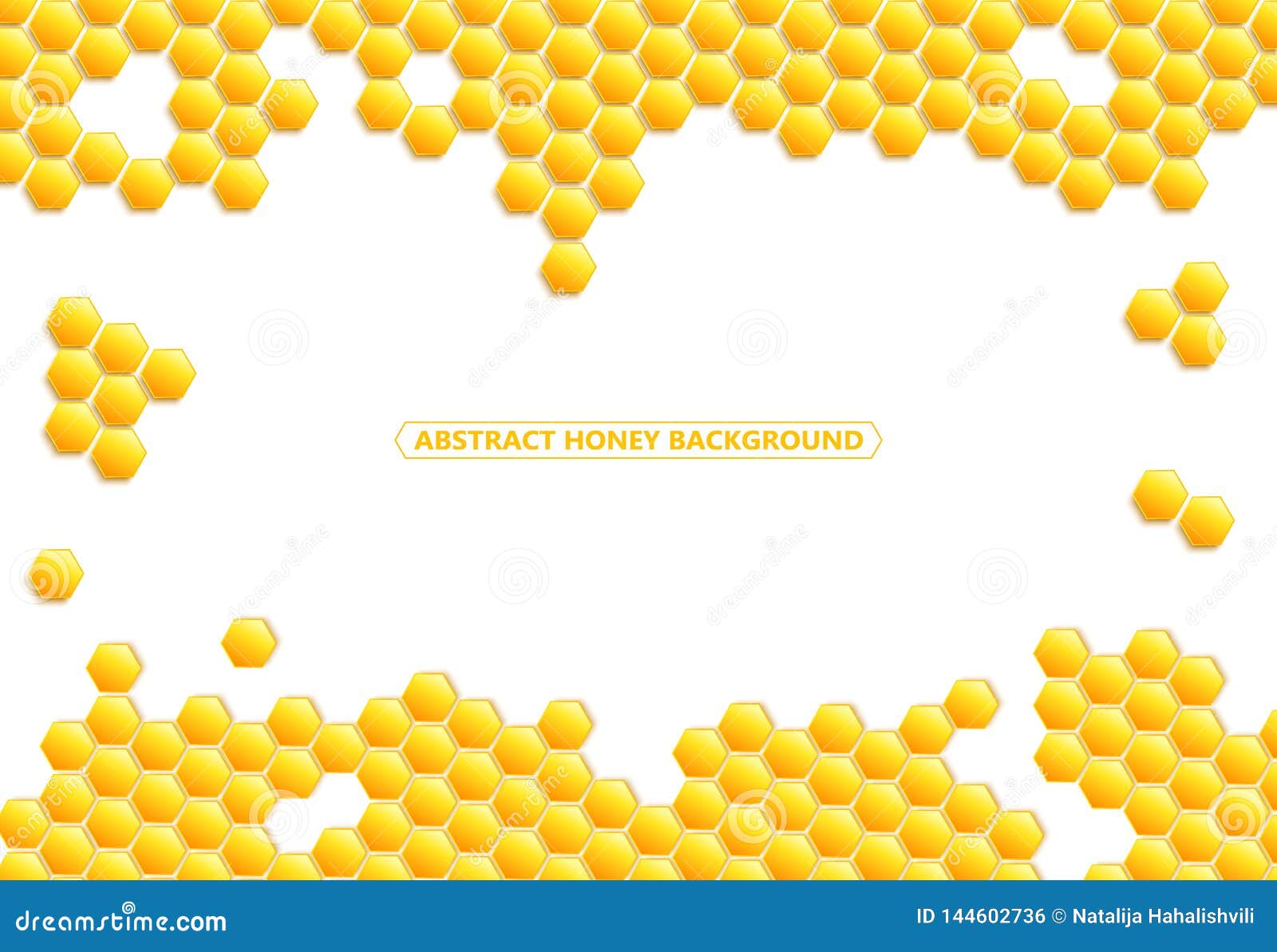 Vector del fondo del panal ilustración del vector. Ilustración de ...