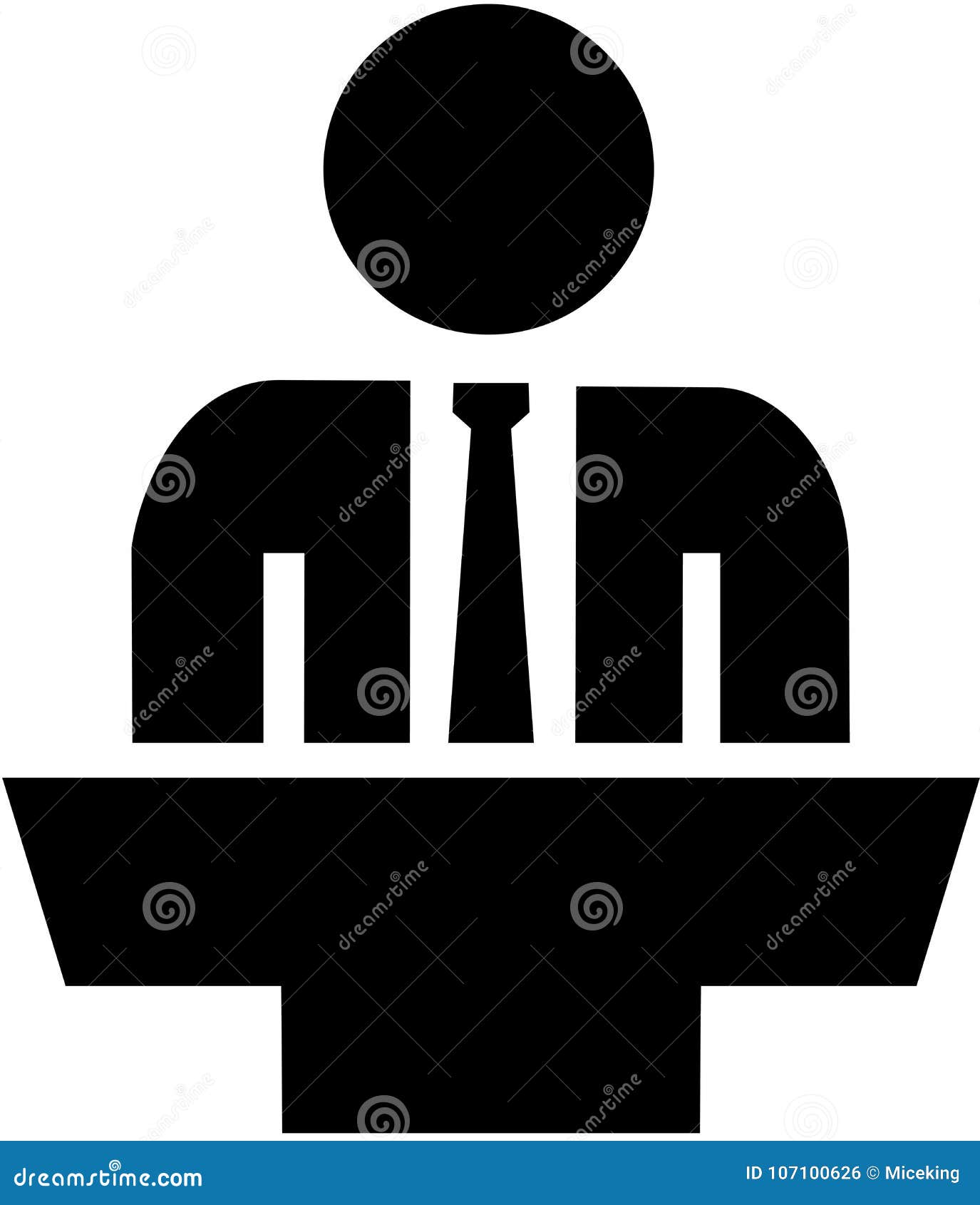 Vector Del Icono Del Alcalde Ilustración del Vector - Ilustración de ...