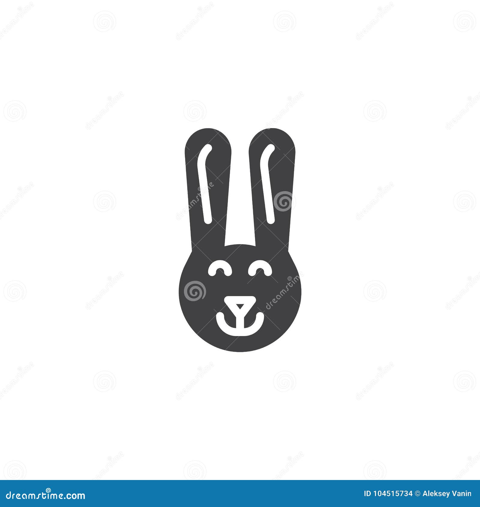 Vector Del Icono Del Conejo Ilustración del Vector - Ilustración de ...