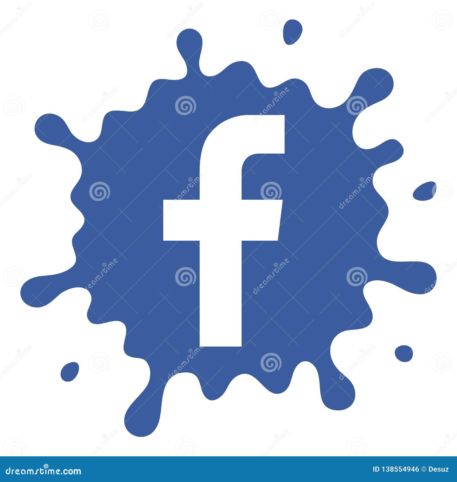 Vector Del Icono De Facebook Foto editorial - Ilustración de charla ...