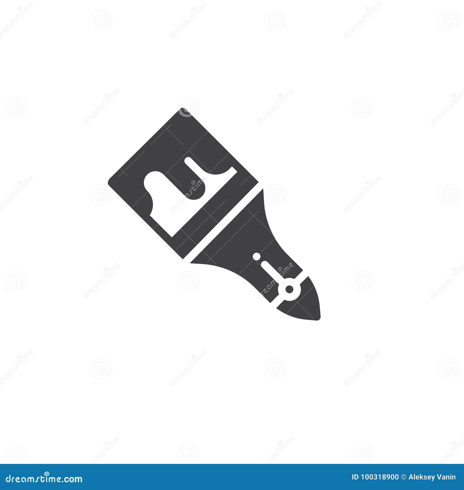 Vector Del Icono De La Brocha Ilustración del Vector - Ilustración de ...