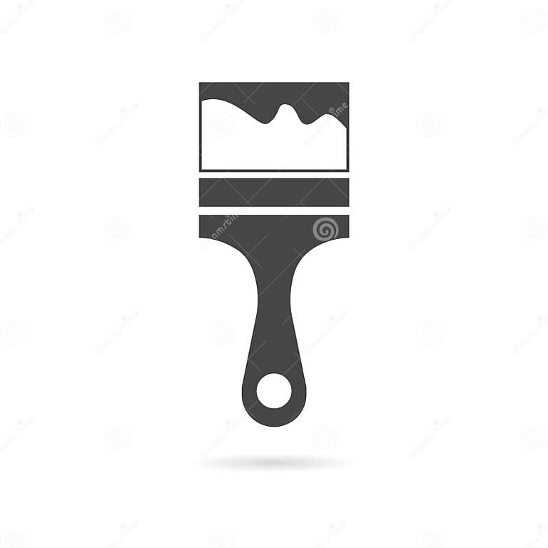Vector Del Icono De La Brocha Ilustración del Vector - Ilustración de ...