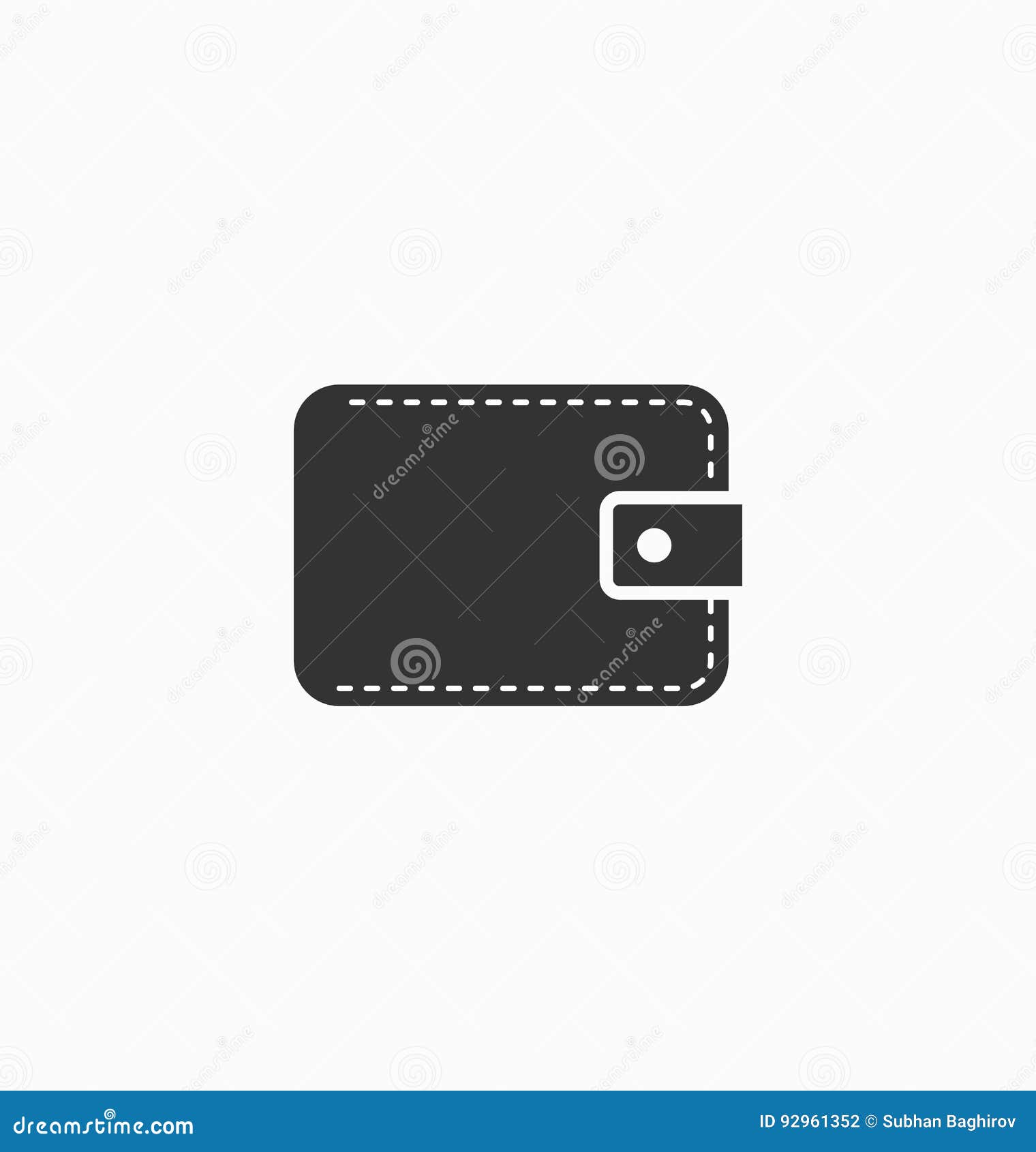 Vector Del Icono De La Cartera Ilustración del Vector - Ilustración de ...