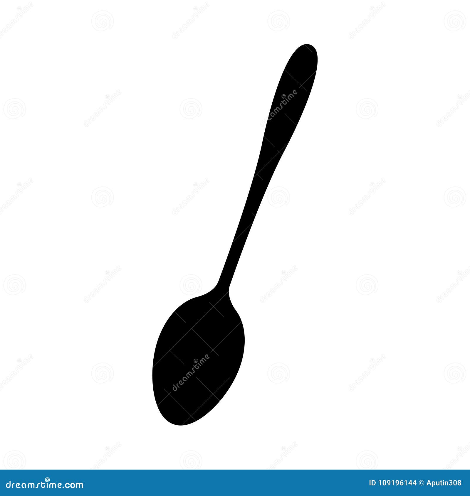 Vector Del Icono De La Cuchara Muestra Simple Aislada Cubiertos ...