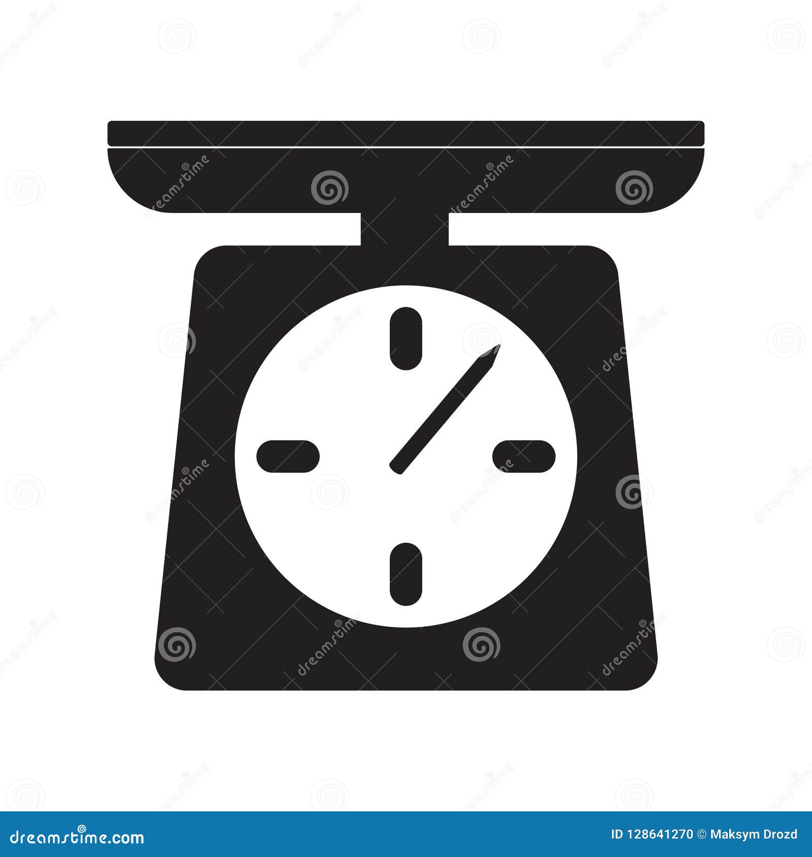 Vector Del Icono De La Escala, Vector Del Icono Del Peso Ilustración ...