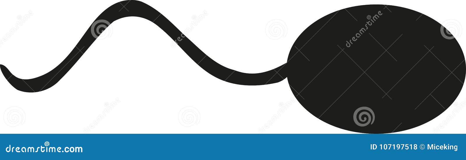 Vector Del Icono De La Esperma Ilustración del Vector - Ilustración de ...
