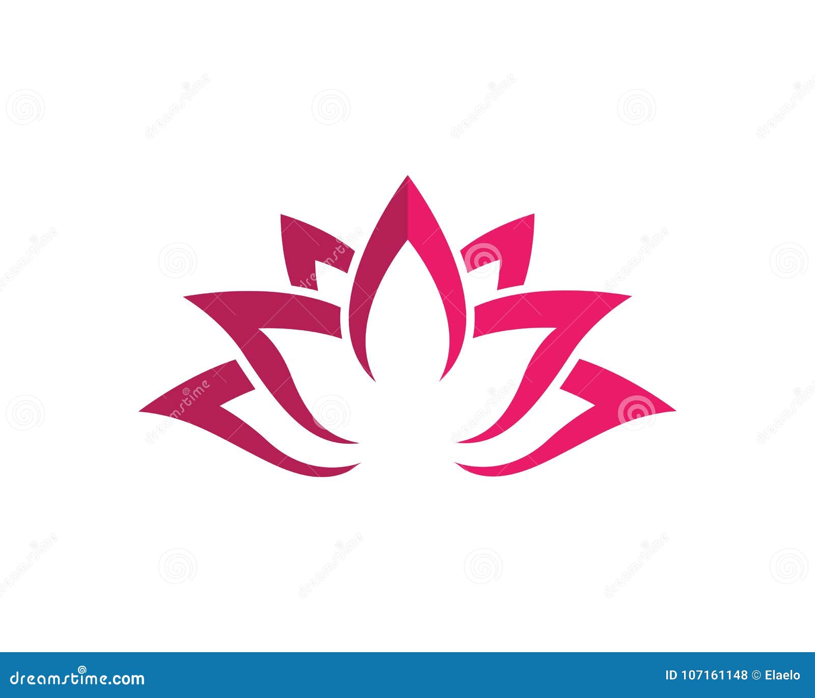 Vector Del Icono De La Flor De Loto Ilustración del Vector ... Vector Del Icono De La Flor De Loto Ilustración del Vector ...
