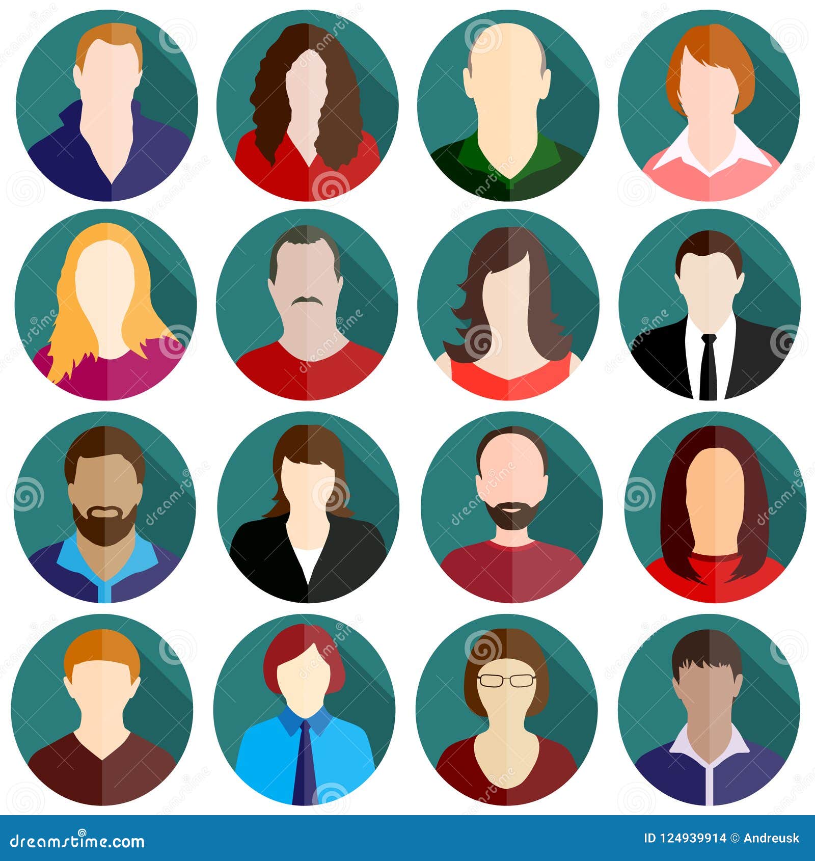 Vector Del Icono De La Gente Ilustración del Vector - Ilustración de ...