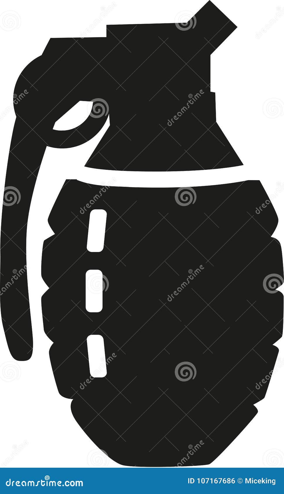 Vector Del Icono De La Granada Ilustración del Vector - Ilustración de ...