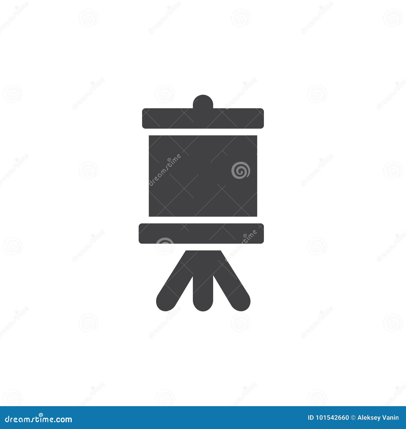 Vector Del Icono De La Lona Ilustración del Vector - Ilustración de ...