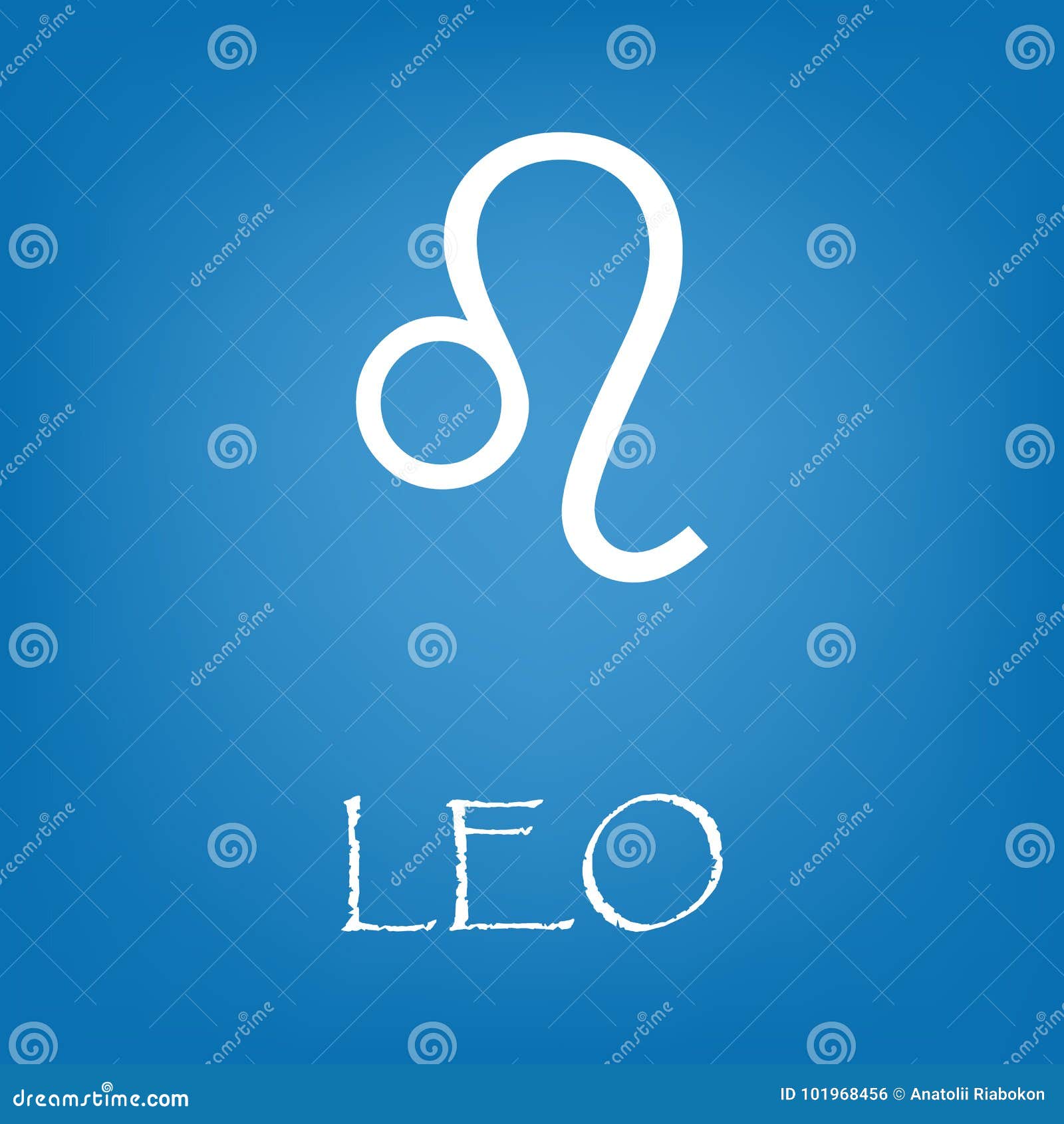 Vector Del Icono De La Muestra Del Zodiaco De Leo Simple Ilustración ...