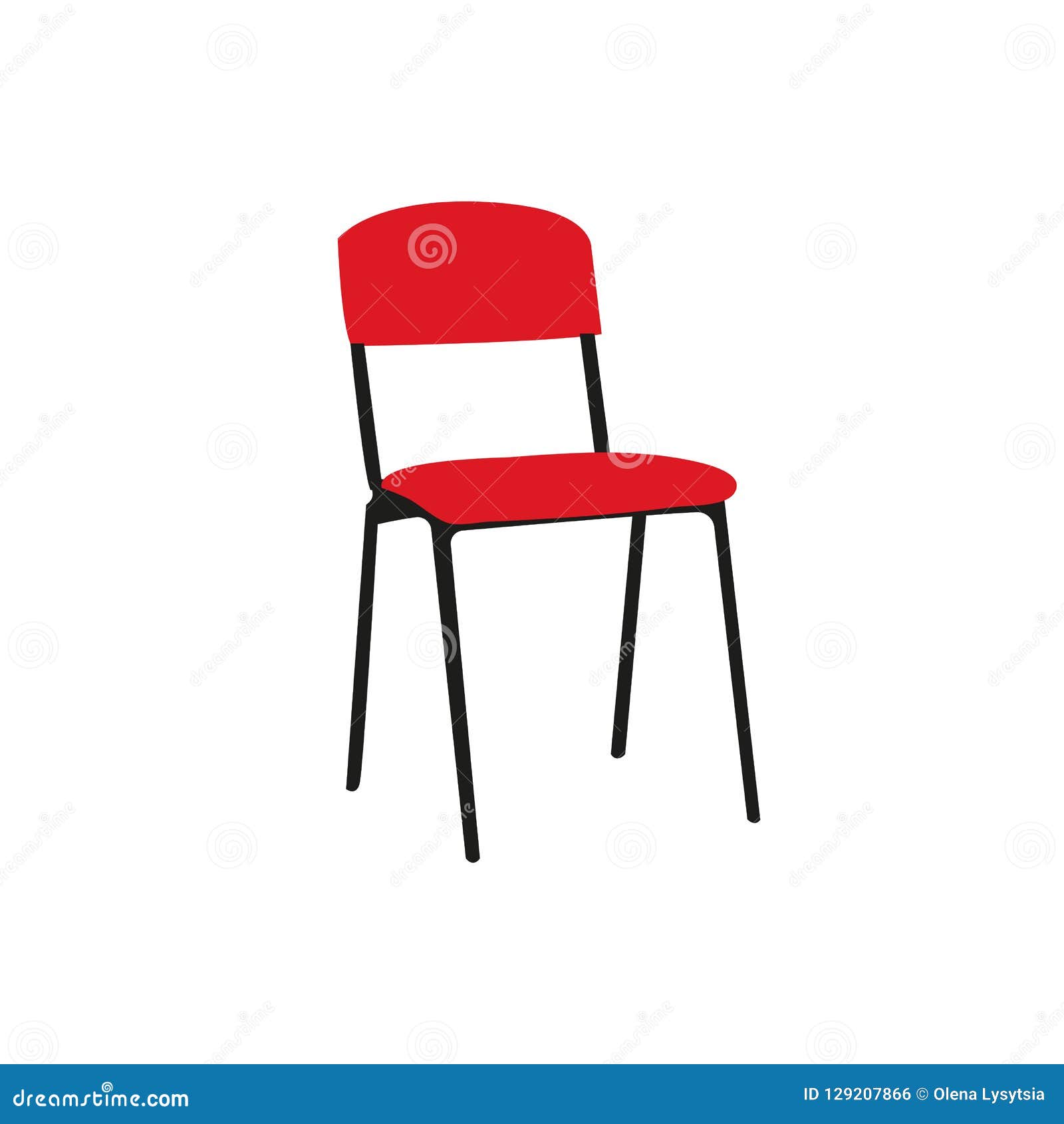 Vector Del Icono De La Silla Ilustración del Vector - Ilustración de ...