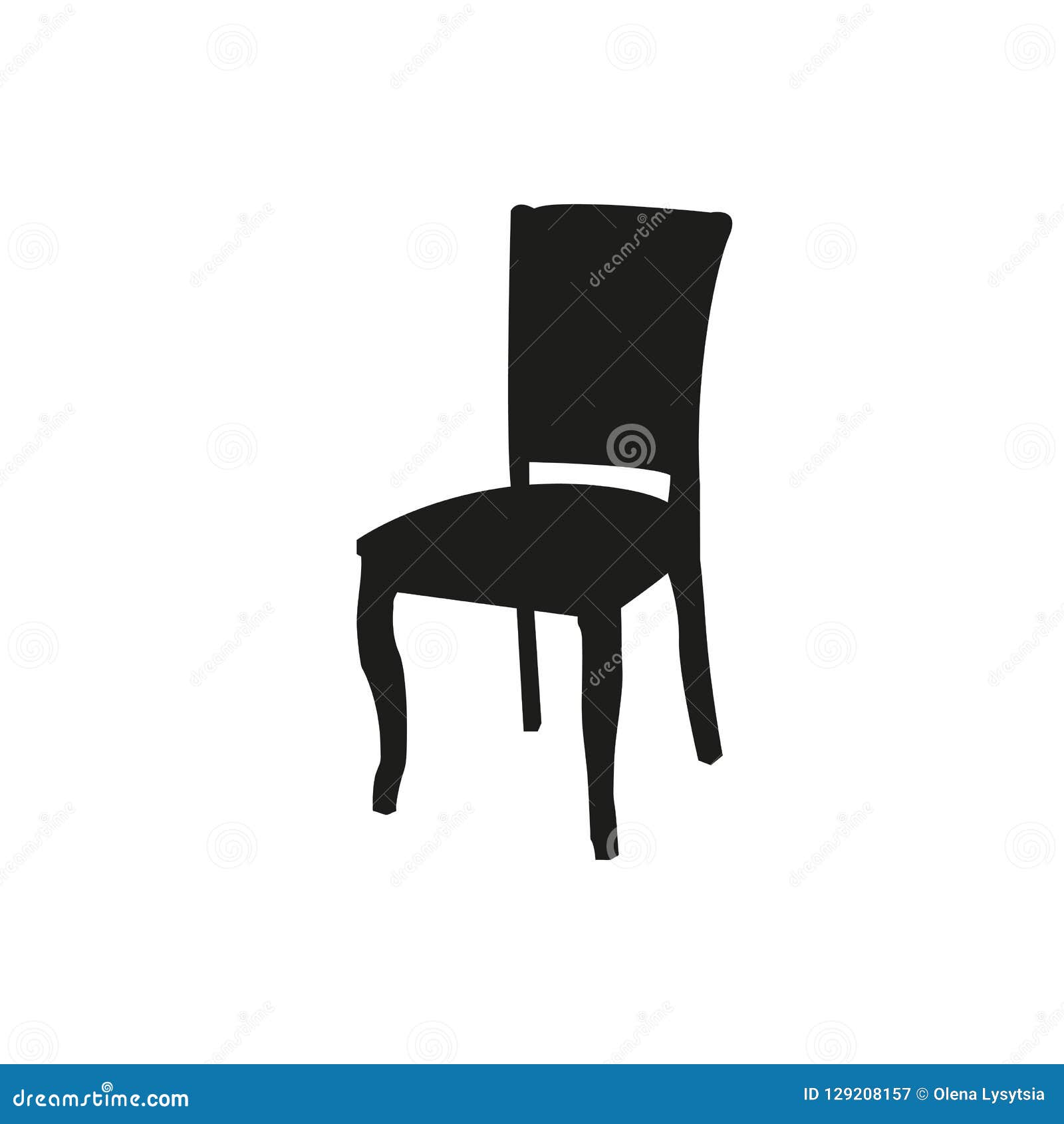 Vector Del Icono De La Silla Ilustración del Vector - Ilustración de ...