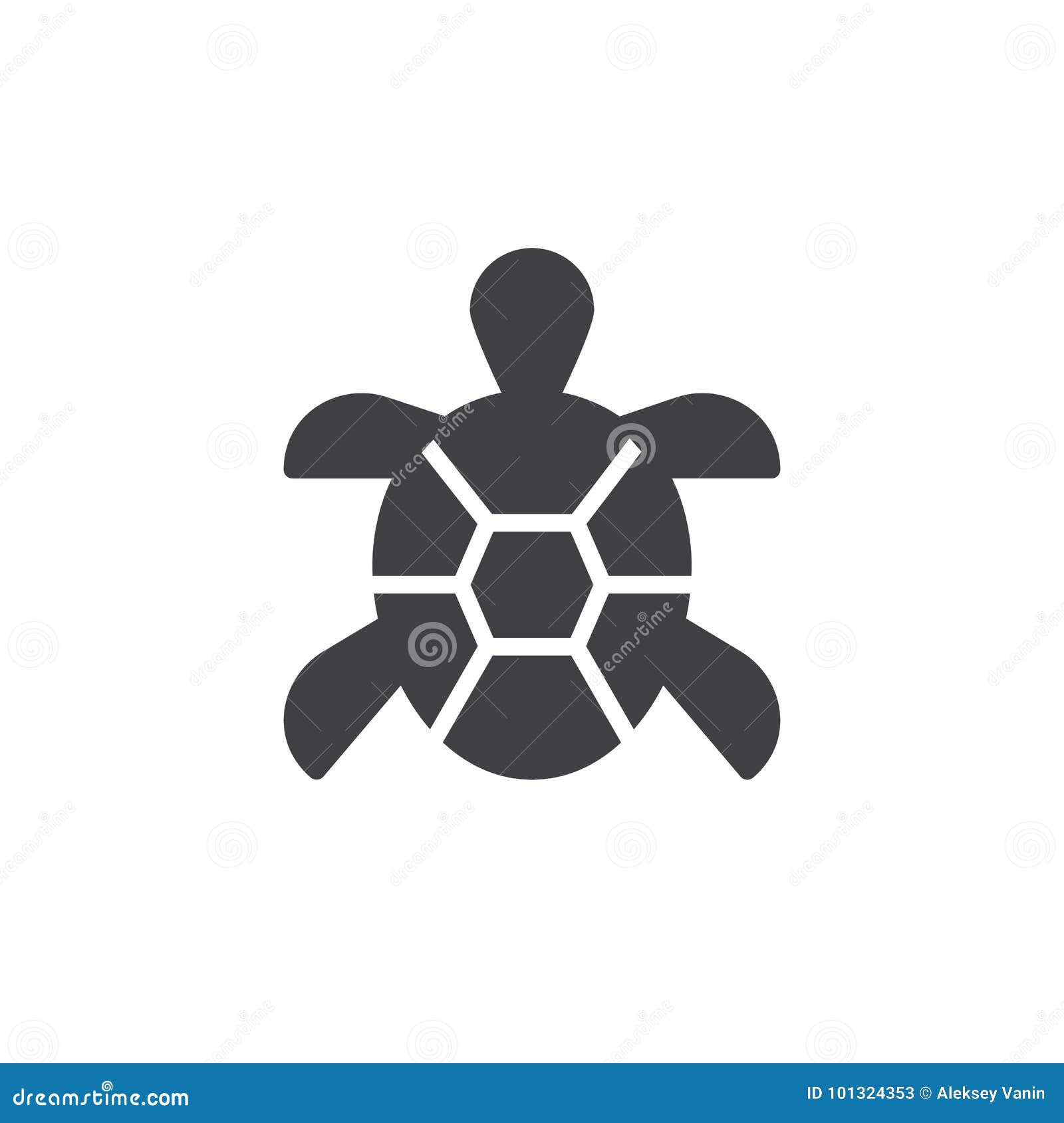 Vector Del Icono De La Tortuga Ilustración del Vector - Ilustración de ...