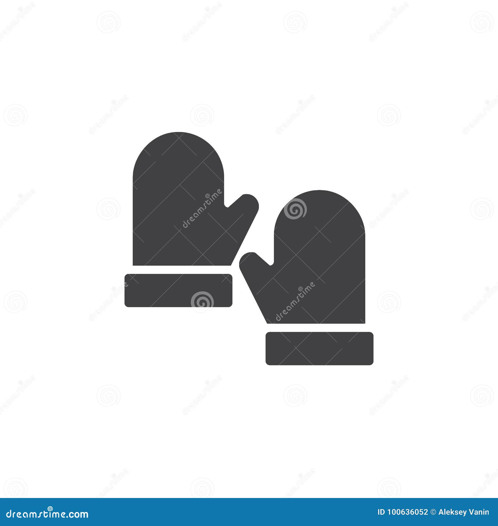 Vector Del Icono De Las Manoplas Ilustración del Vector - Ilustración ...