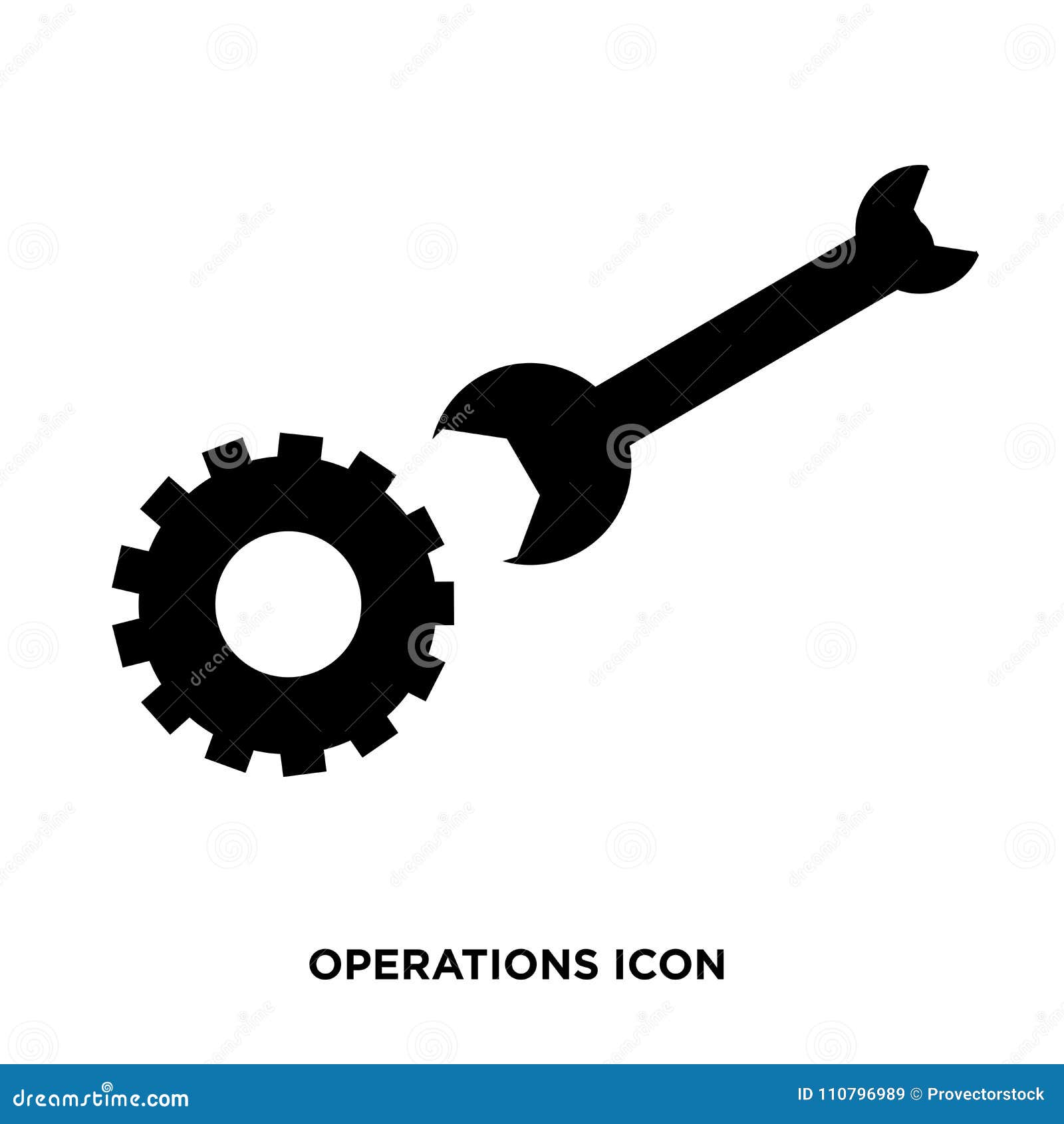 Vector Del Icono De Las Operaciones Stock de ilustración - Ilustración ...