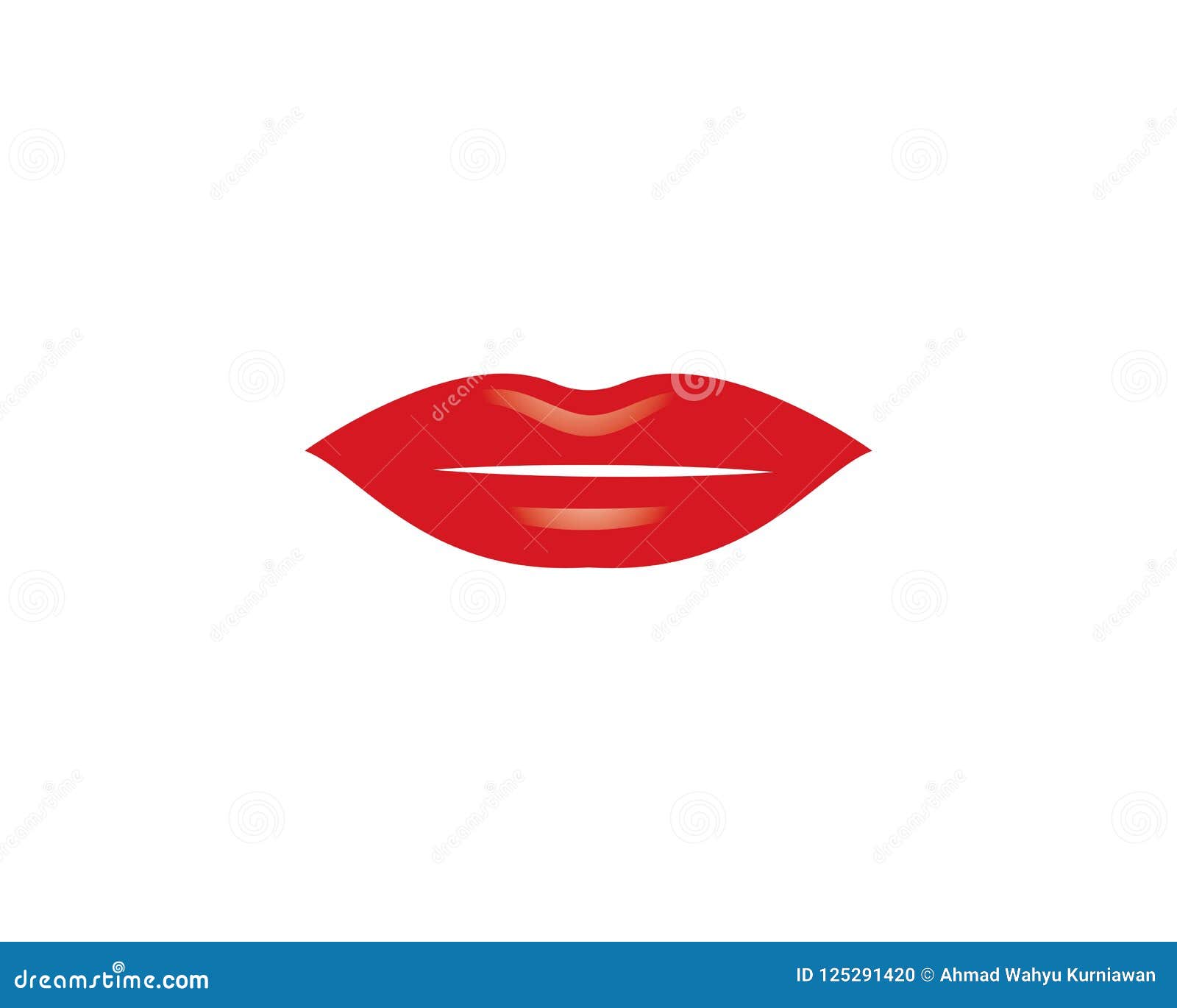 Vector Del Icono De Los Labios Ilustración del Vector - Ilustración de ...