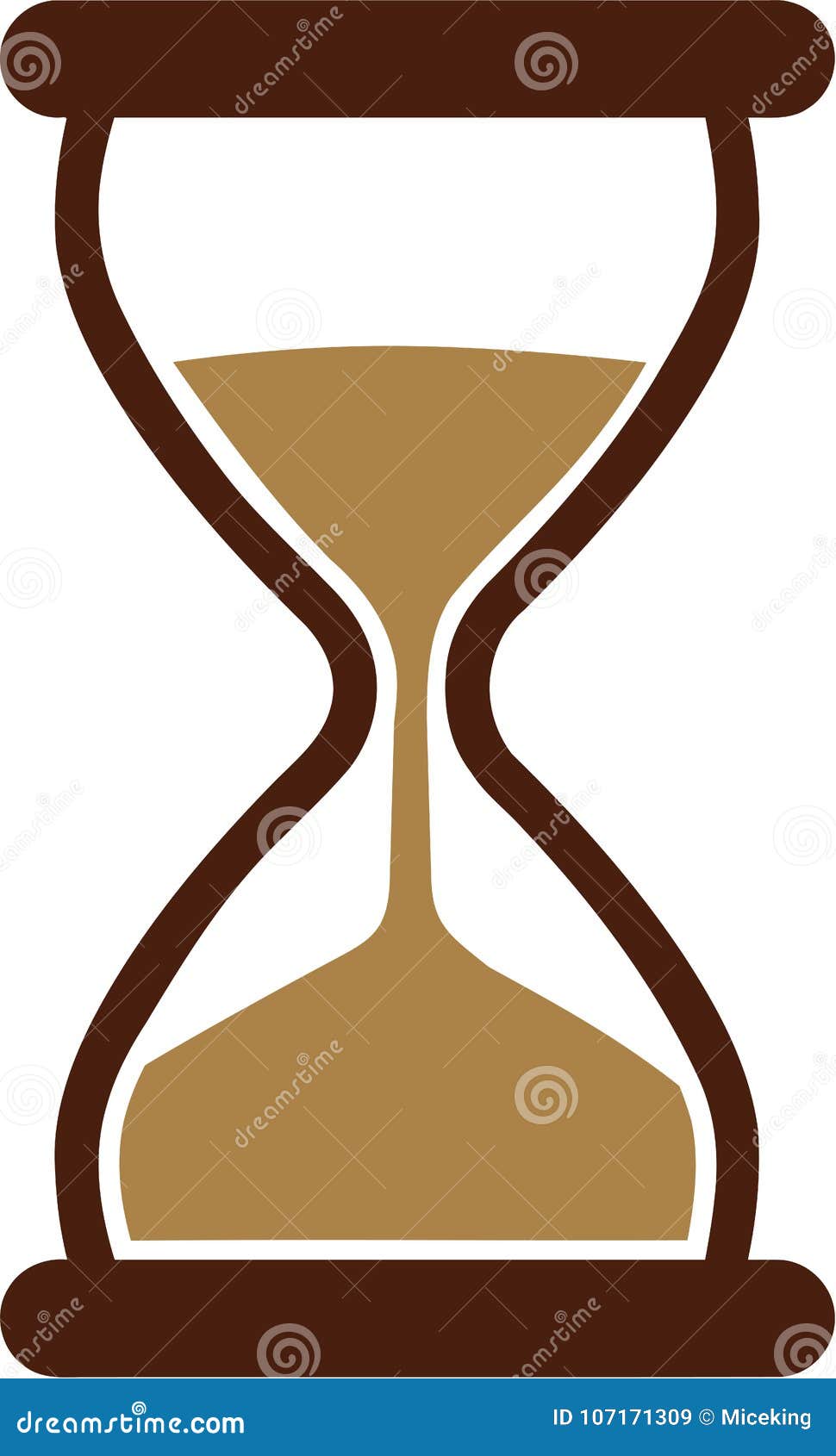 Vector Del Icono De Sandglass Ilustración del Vector - Ilustración de ...