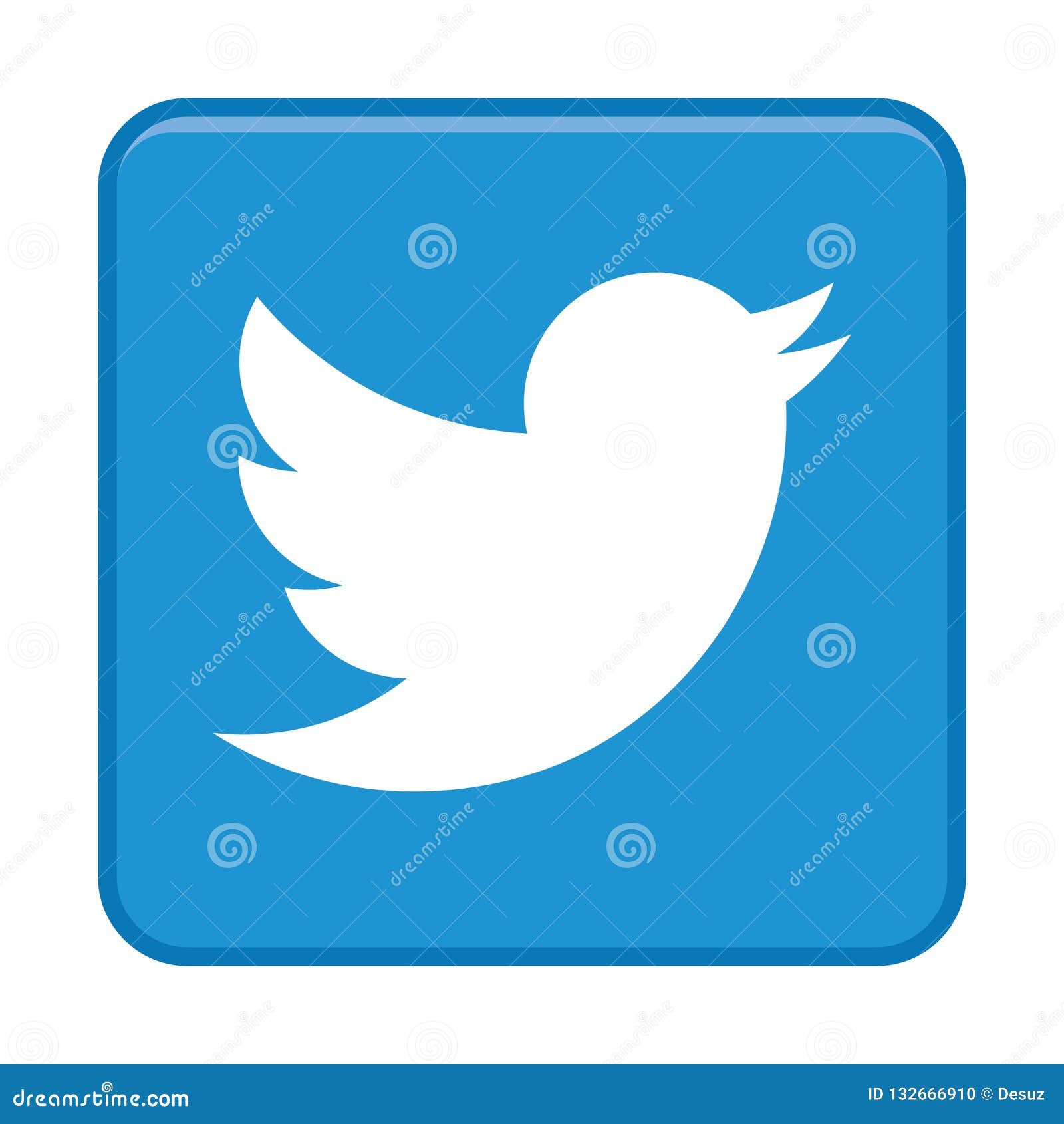 Vector Del Icono De Twitter Imagen editorial - Ilustración de dedo ...
